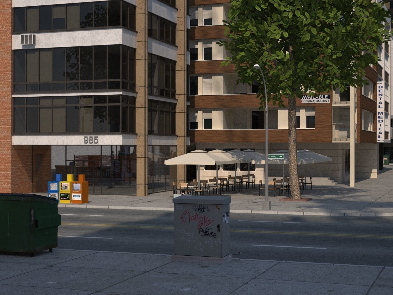 3D model City KC9 VR / AR / low-poly | CGTrader