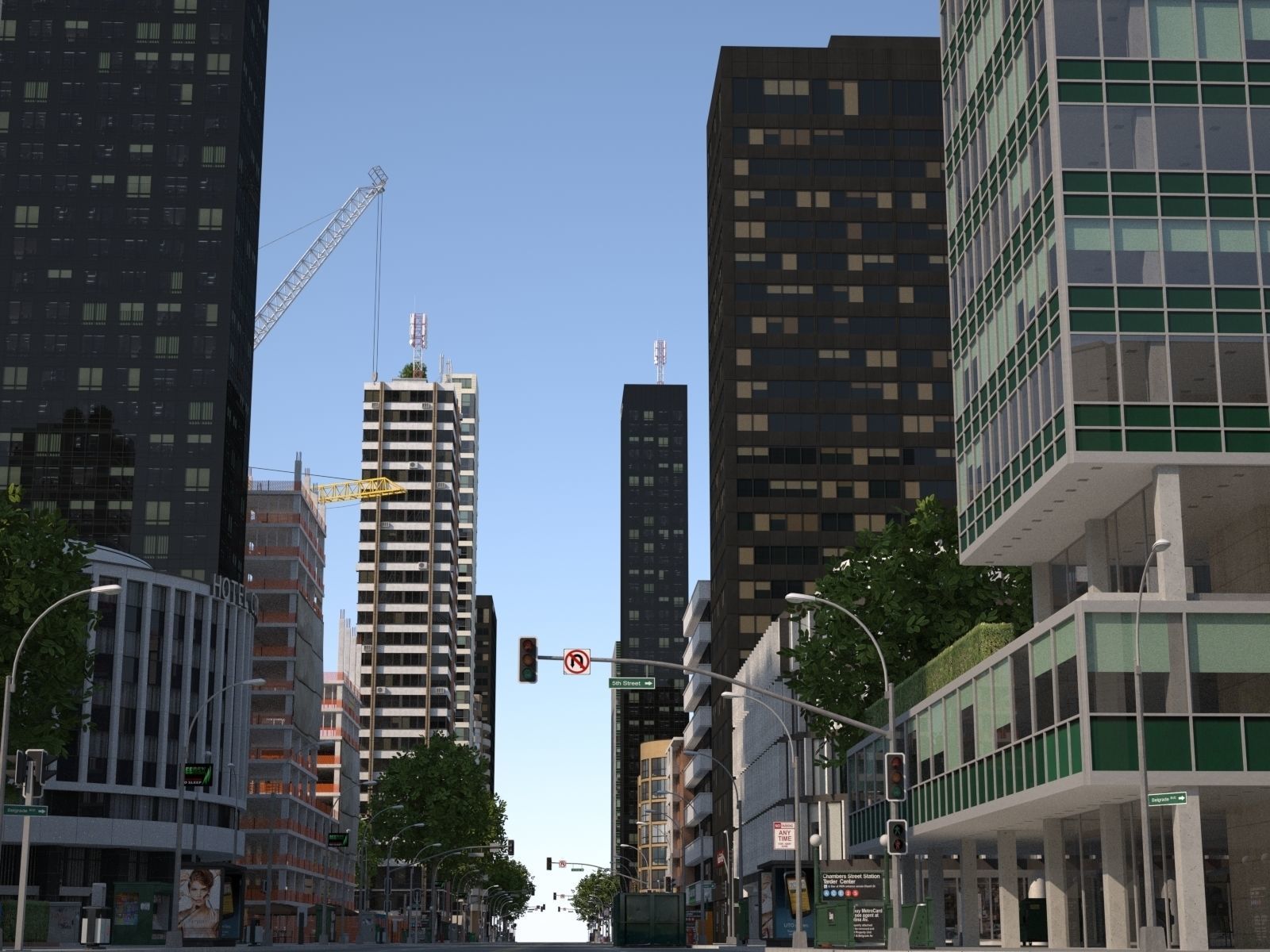 3D model City KC9 VR / AR / low-poly | CGTrader