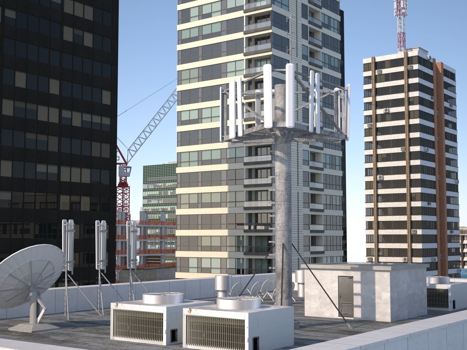 3D model City KC9 VR / AR / low-poly | CGTrader