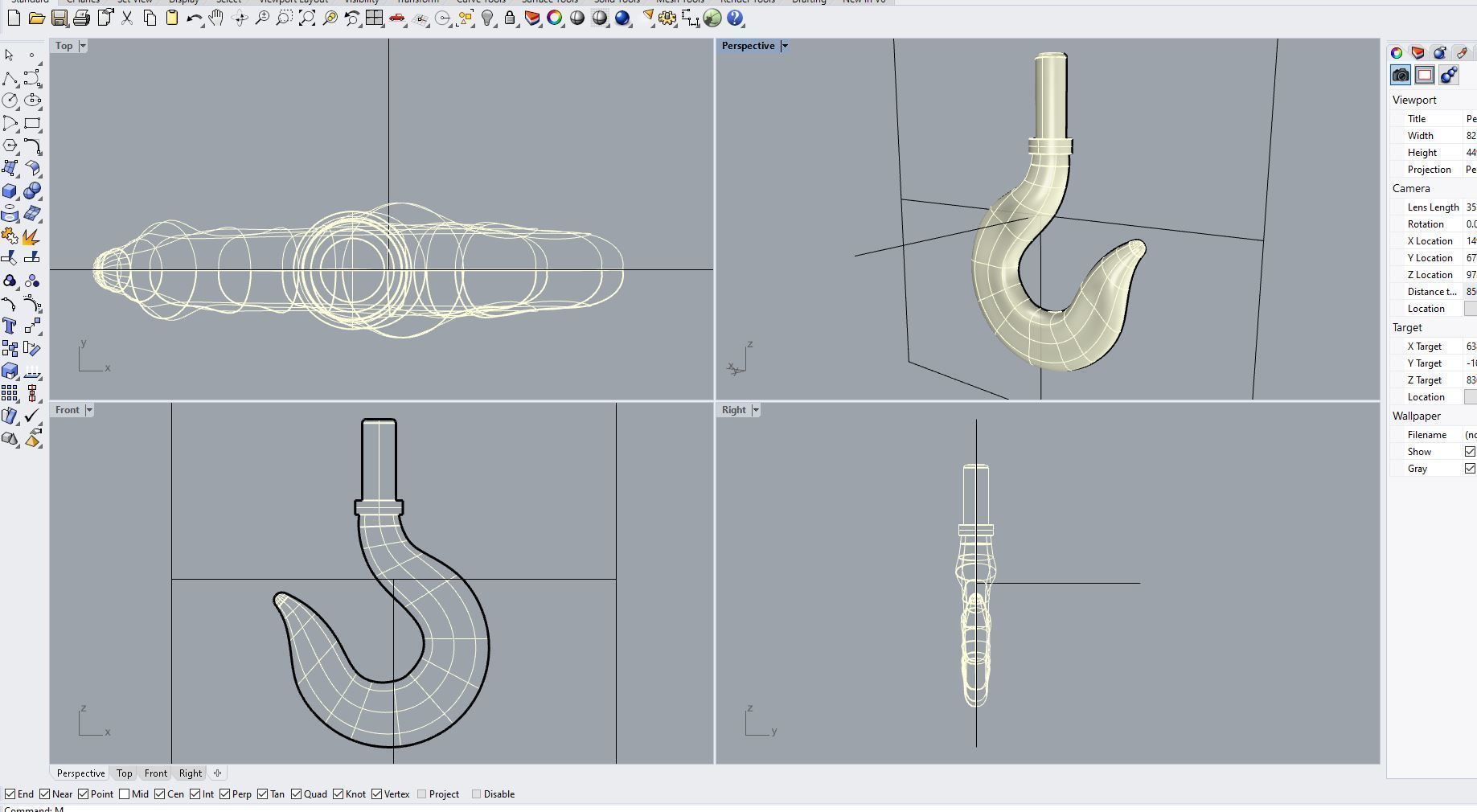 Original Size CRANE HOOK Ready for print 3D print model 3D model 3D ...