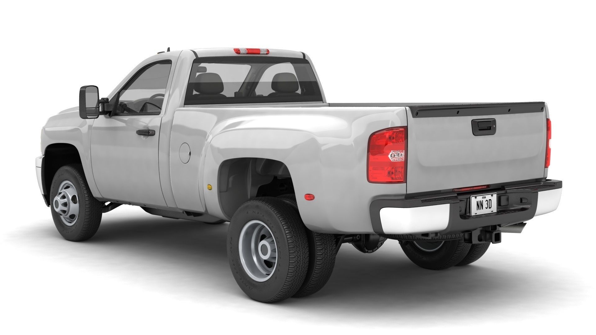 GENERIC DUALLY PICKUP TRUCK 16 3D model | CGTrader
