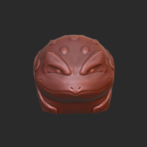 Boss Frog Keycap 3D model 3D printable | CGTrader