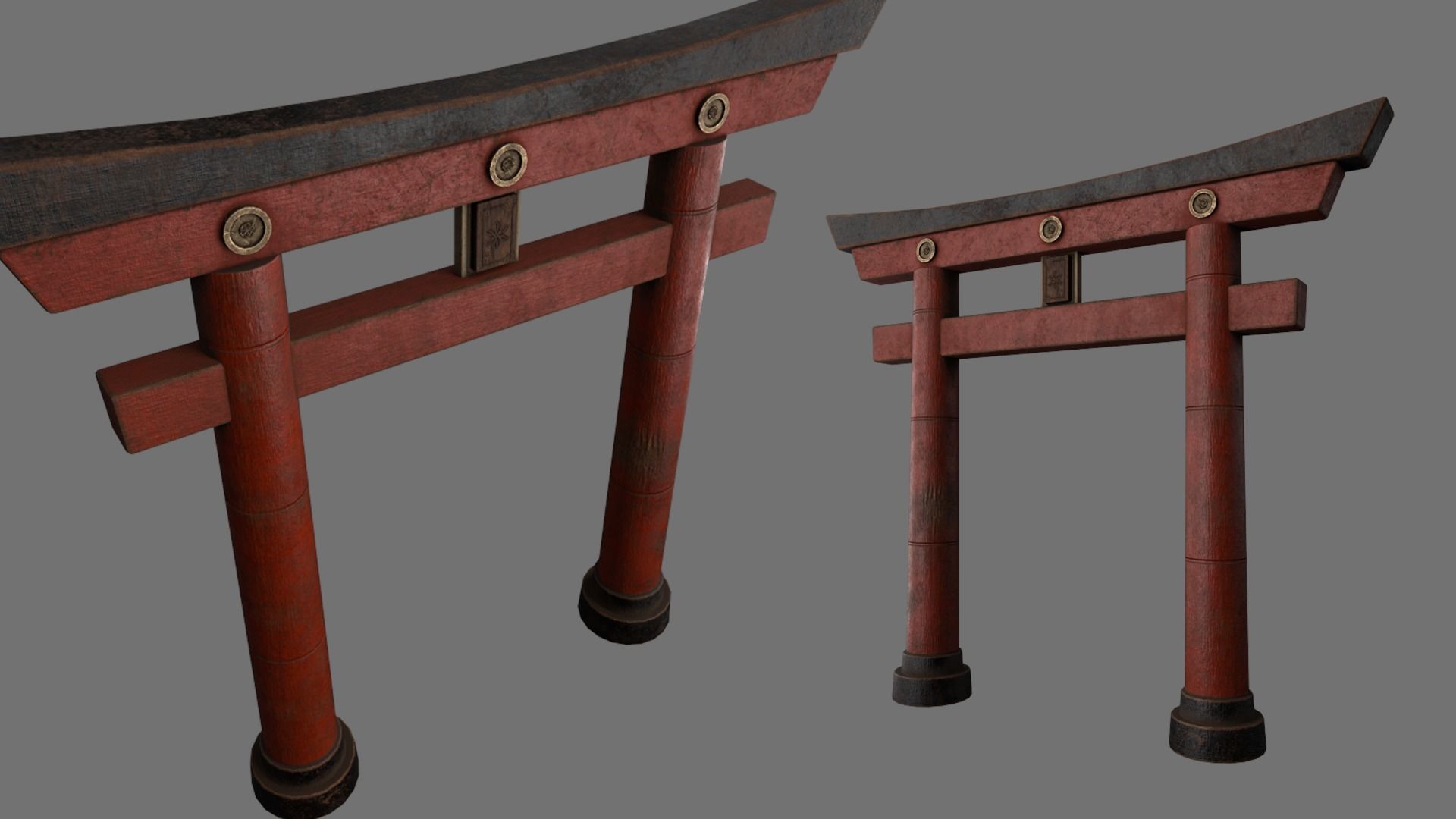Japanese Gate Torii 3D model | CGTrader