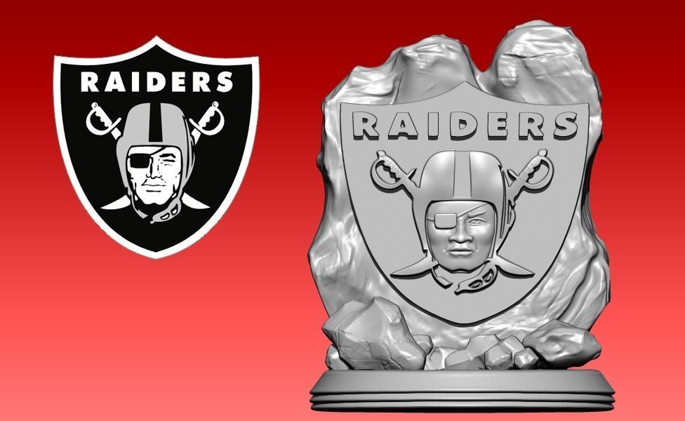 Statue Raiders - American football - NFL 3D model 3D printable | CGTrader