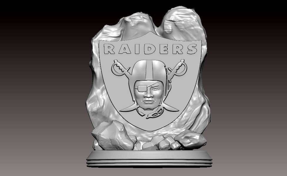 Statue Raiders - American football - NFL 3D model 3D printable | CGTrader