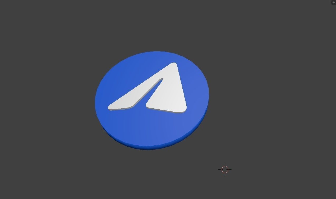 3D model Telegram 3D model logo VR / AR / low-poly | CGTrader