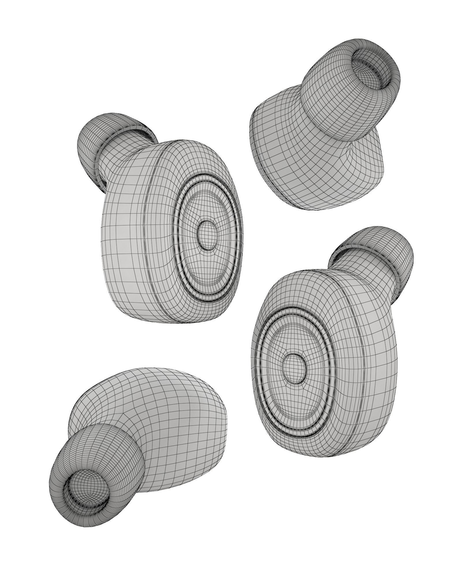 3D model Earbuds jbl wireless VR / AR / low-poly | CGTrader