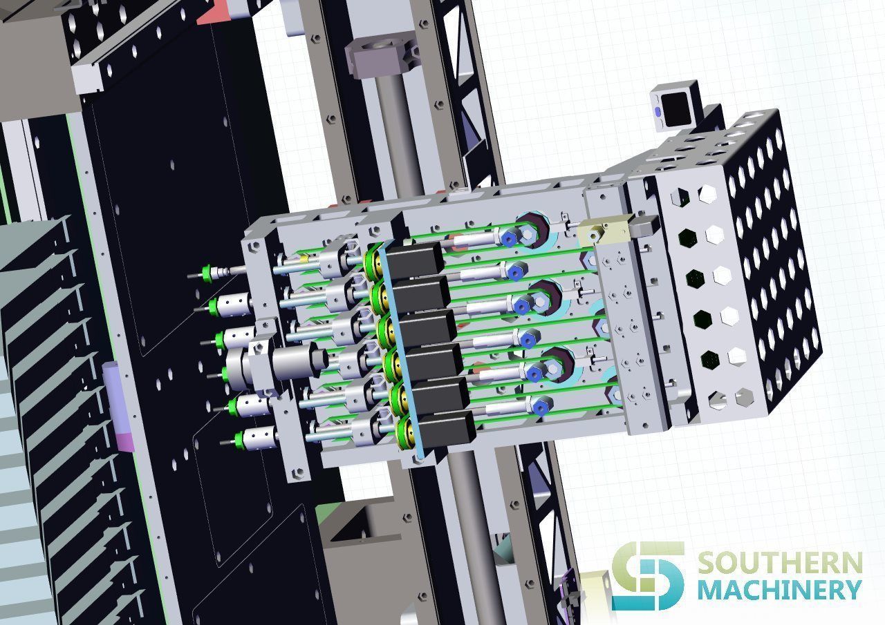 How to make LED lighting chip mounter in Smart EMS factory 3D model ...