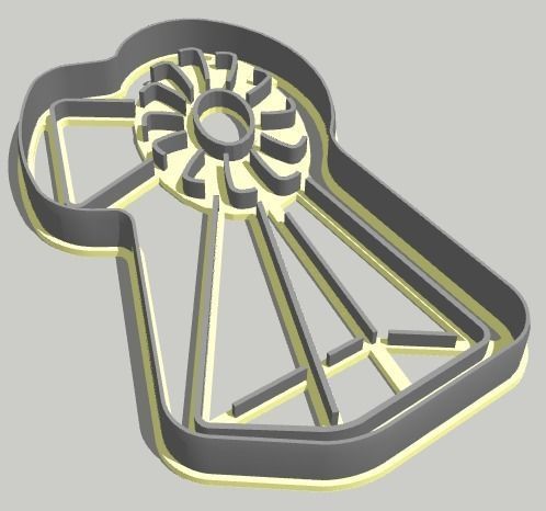 Windmill Cookie Cutter 3D model 3D printable | CGTrader