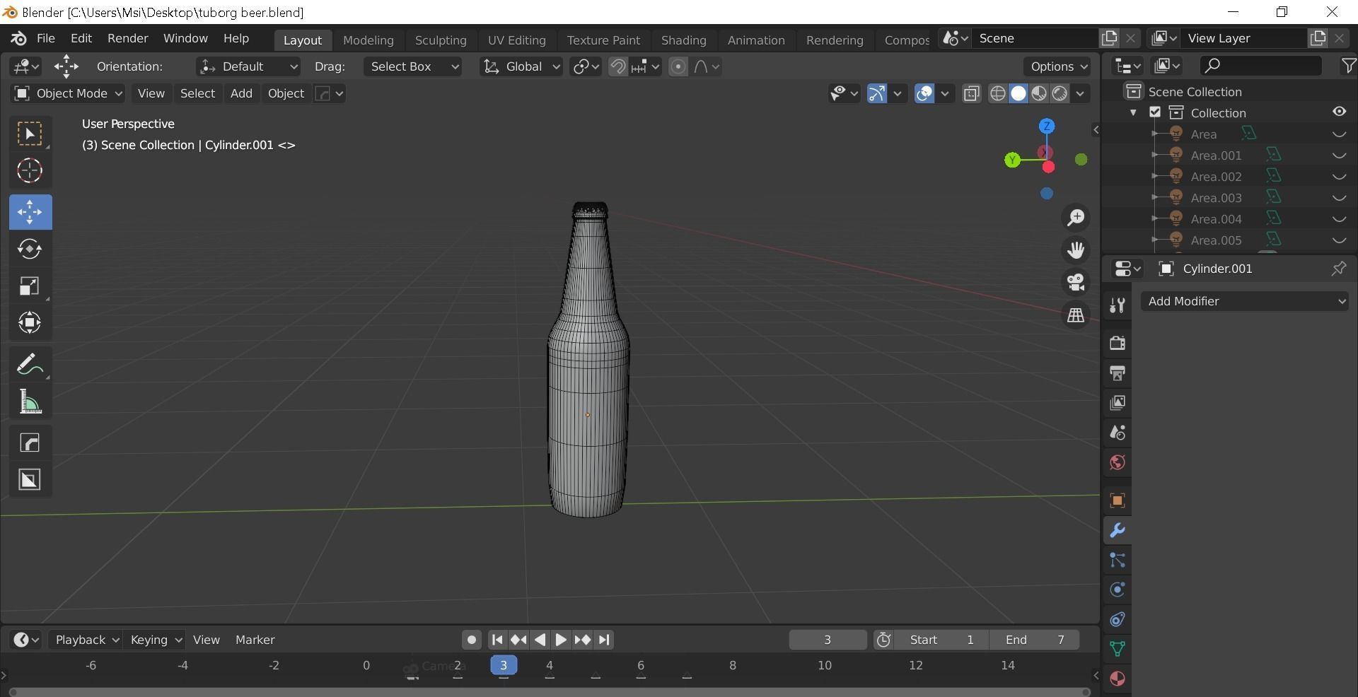 tuborg beer 3D model | CGTrader