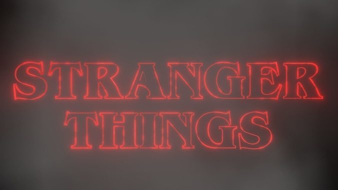 Stranger Things Theme Scene 3D model | CGTrader