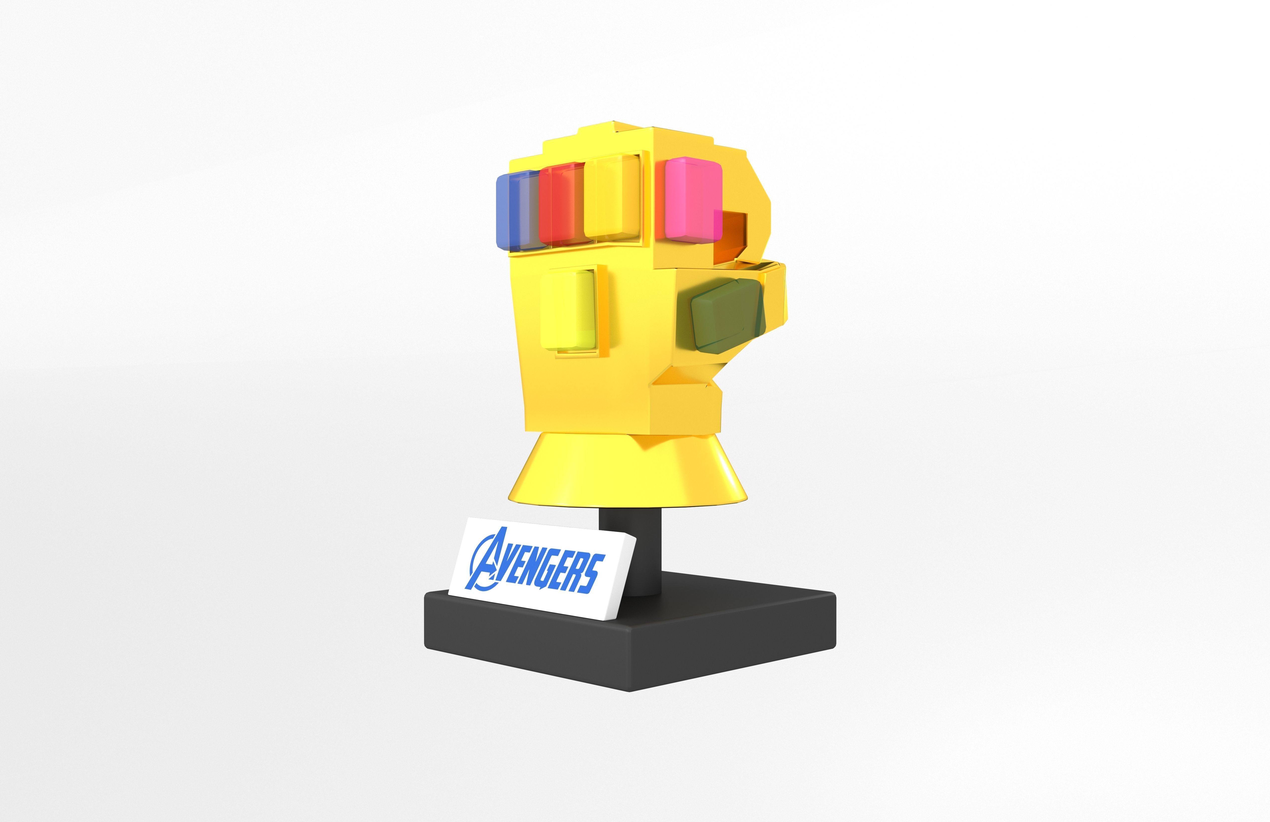 3D model Lego Infinity Gauntlet v4 004 VR / AR / low-poly | CGTrader