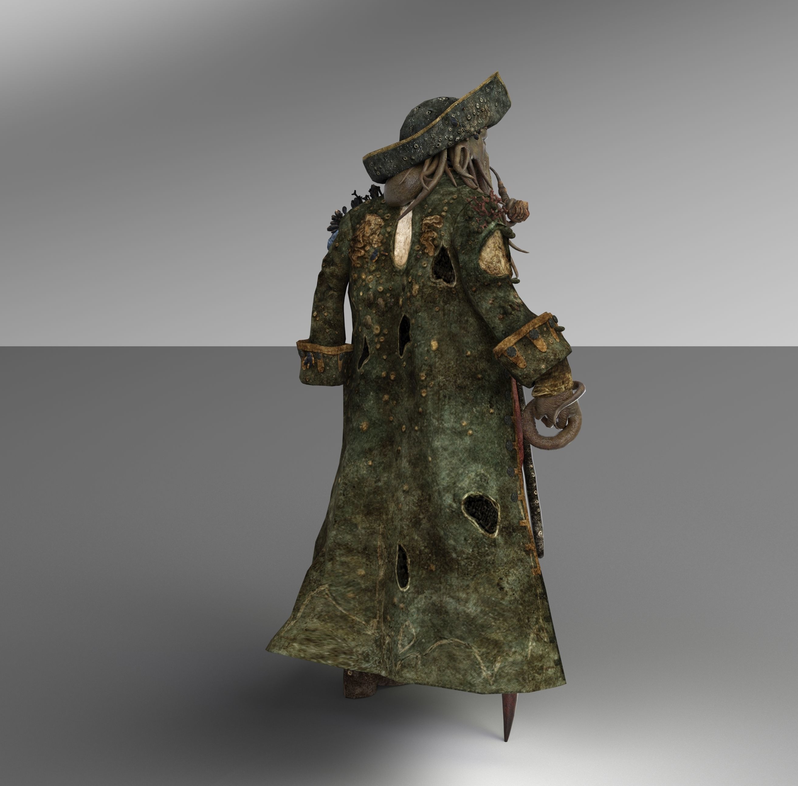 3D model Davy Jones VR / AR / low-poly | CGTrader