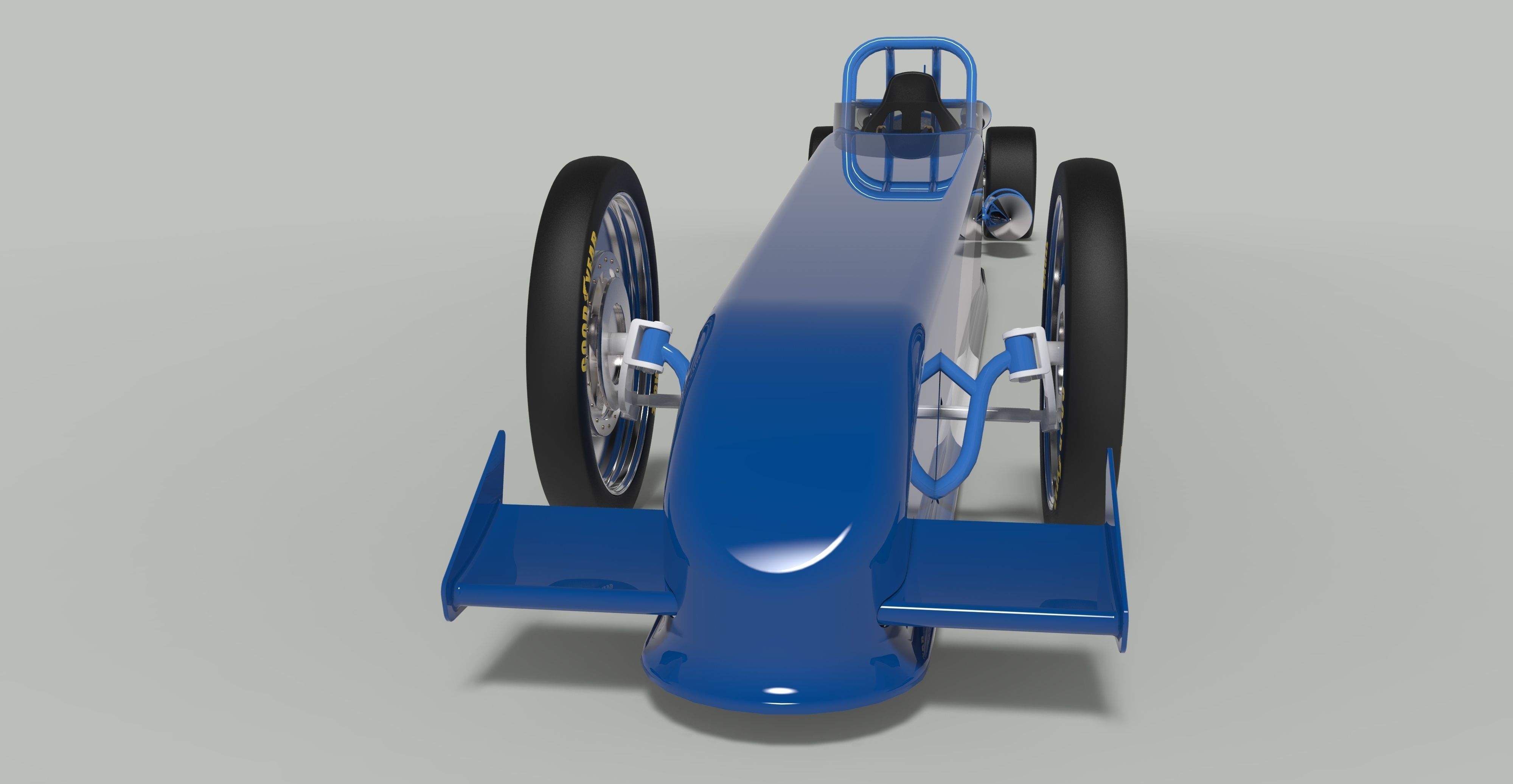 Jet dragster 3D model | CGTrader