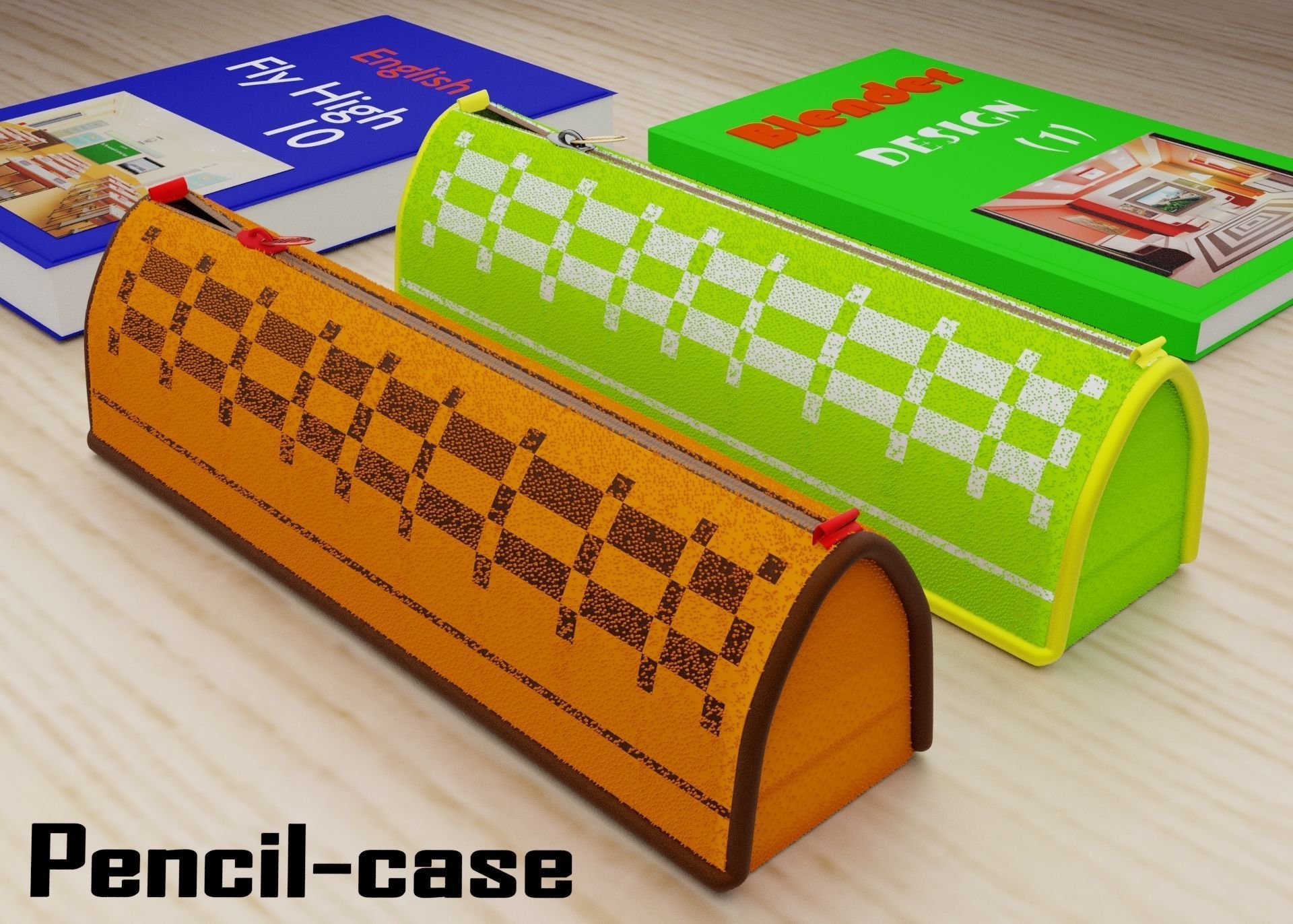 Pencil case 3D model | CGTrader