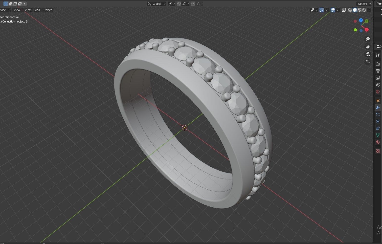 Diamond Women Ring Band For Wedding Set- Engagement- Gift - RT1 3D ...