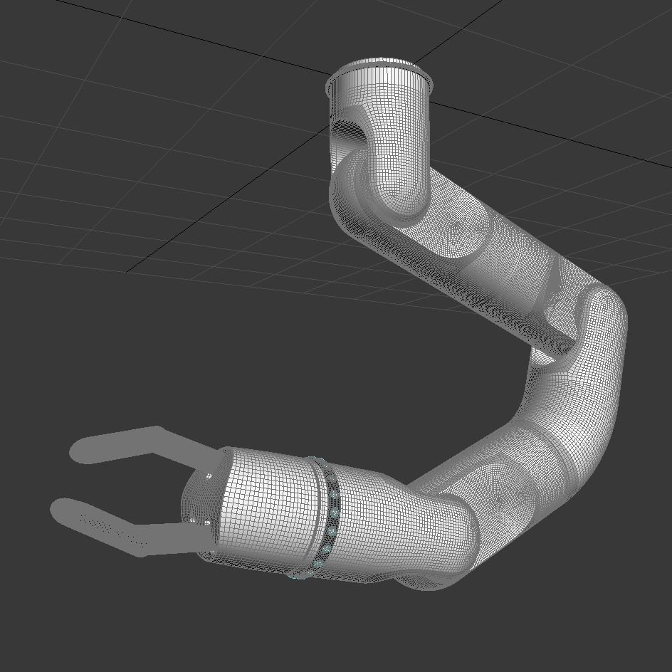 Robotic Arm Rigged 3D model rigged | CGTrader