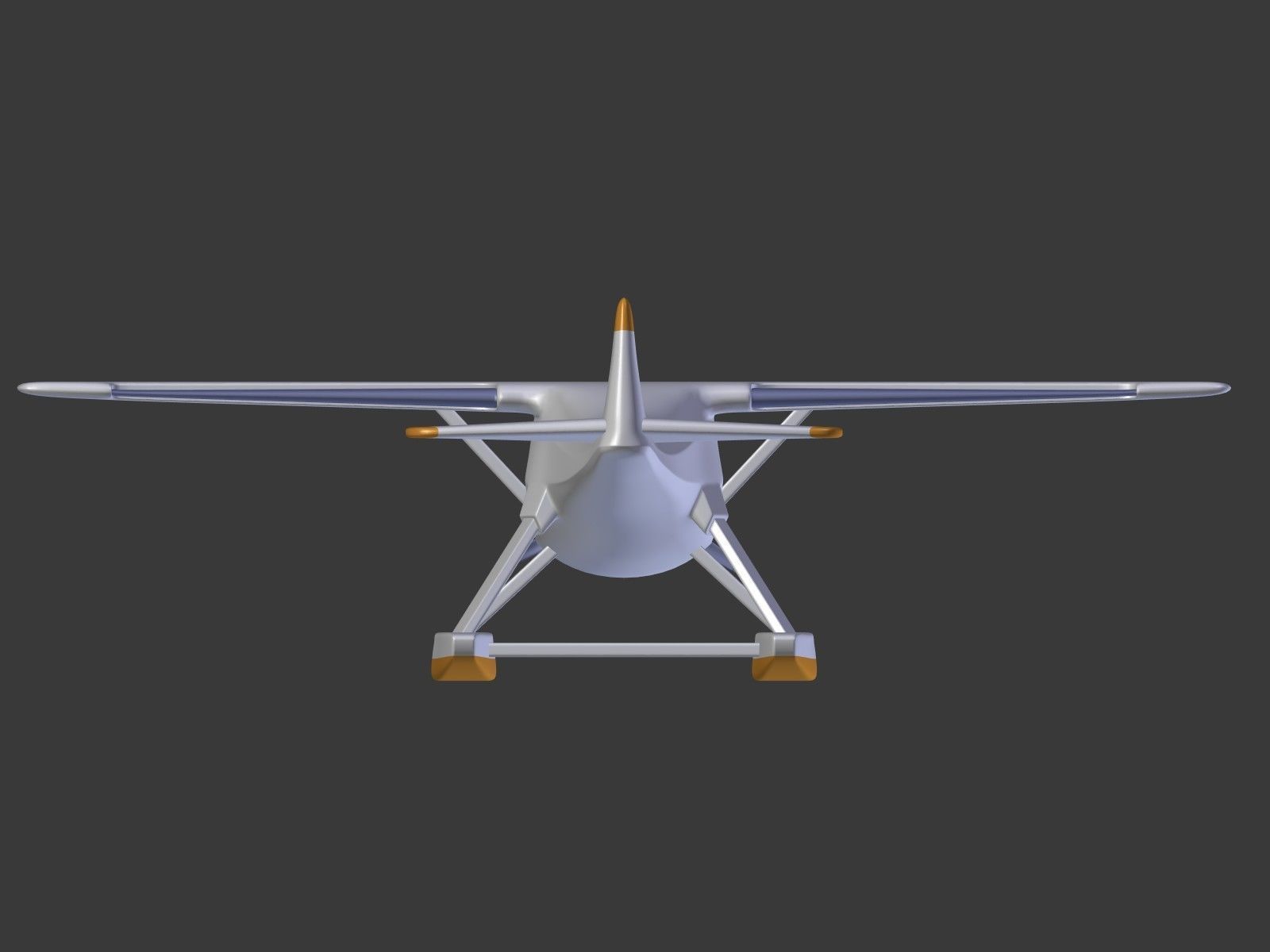 3D model Cartoon Sea Plane - Seaplane VR / AR / low-poly | CGTrader