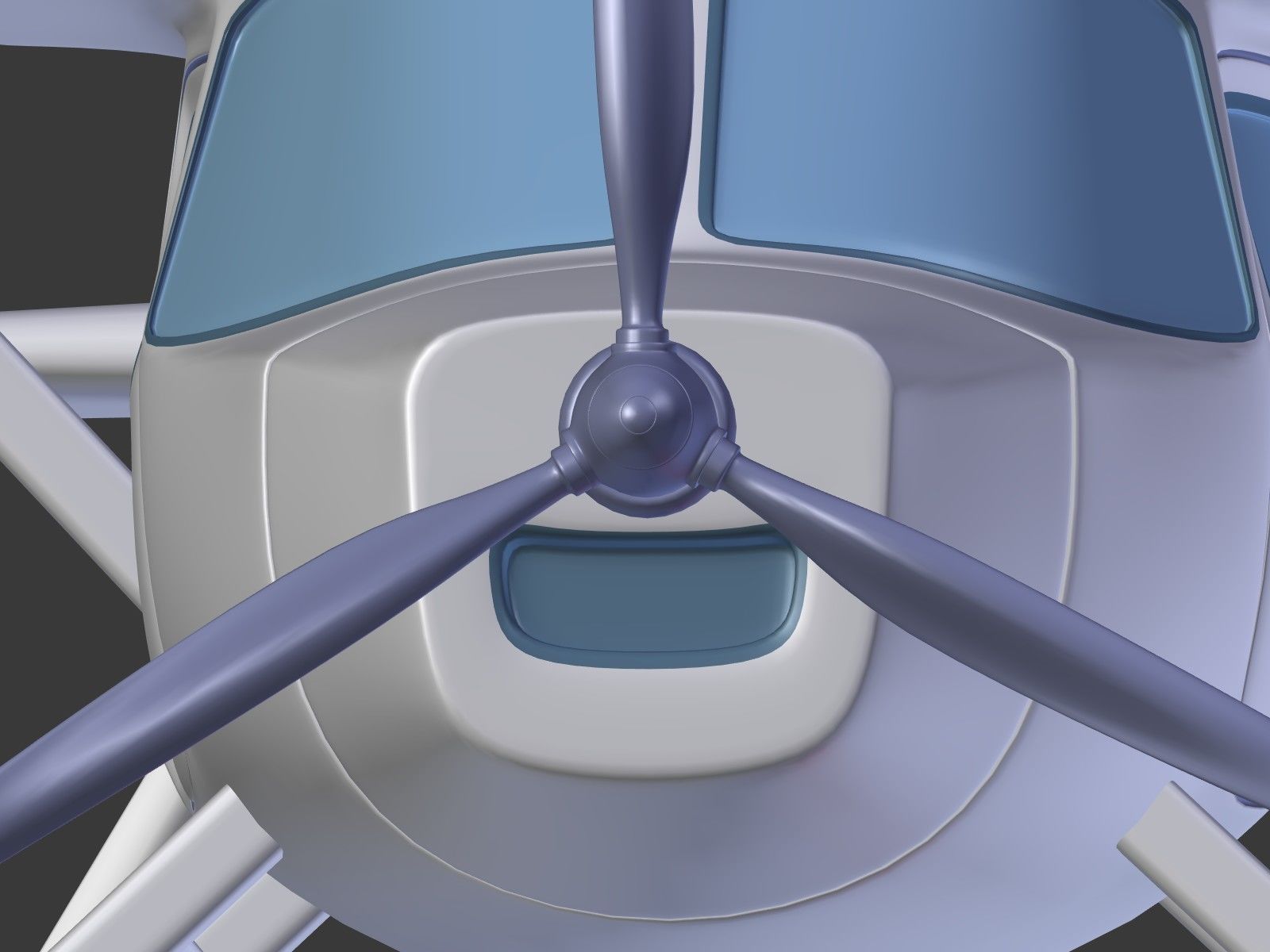 3D model Cartoon Sea Plane - Seaplane VR / AR / low-poly | CGTrader