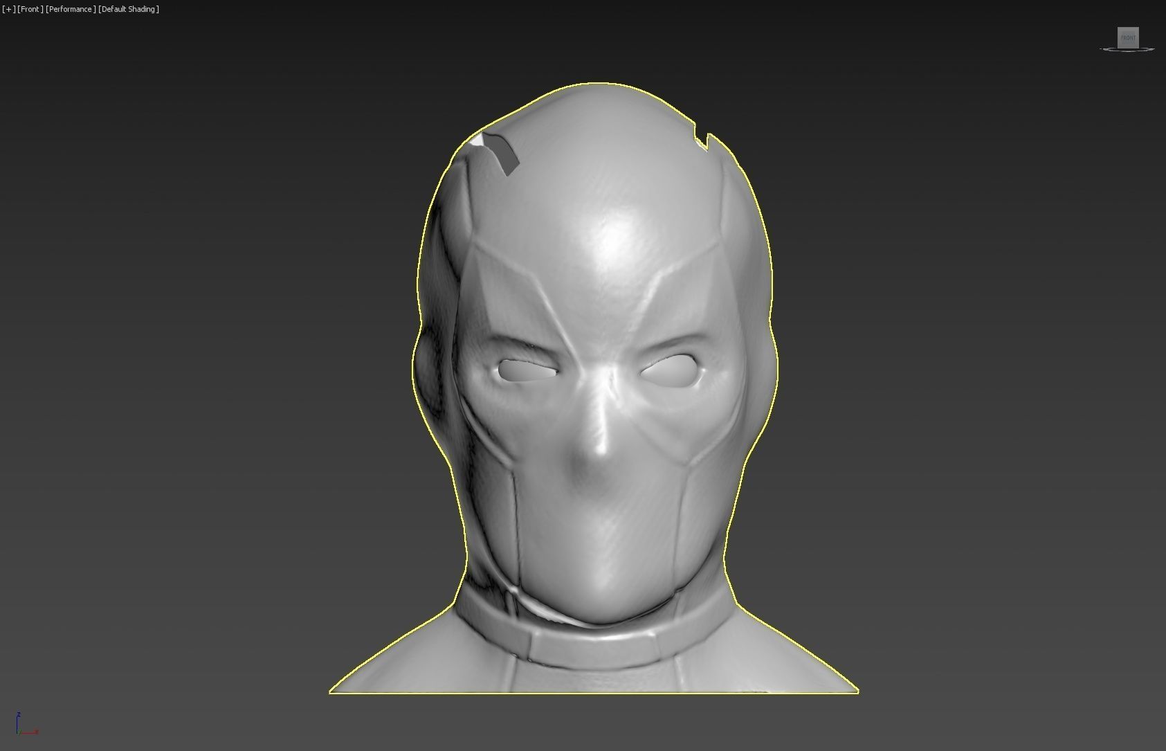 deadpool head knifes stand 3D model 3D printable | CGTrader