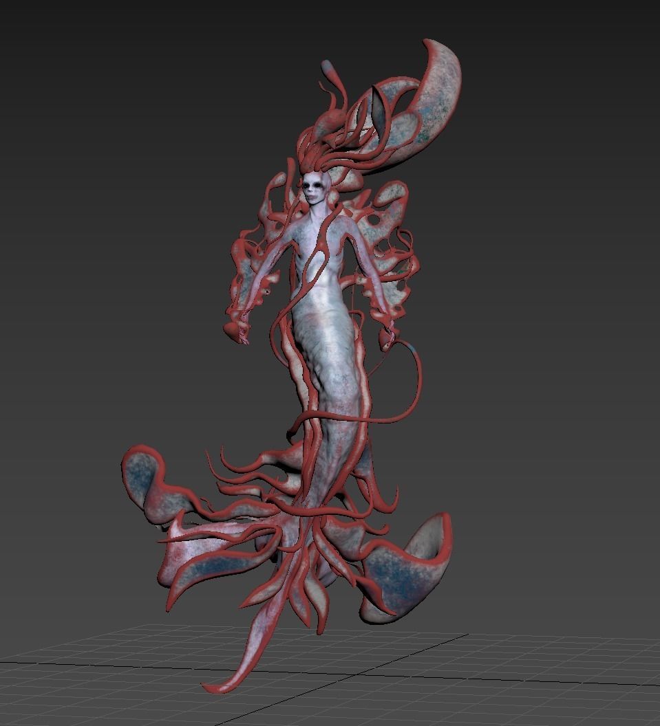 Mermaid 3D model | CGTrader