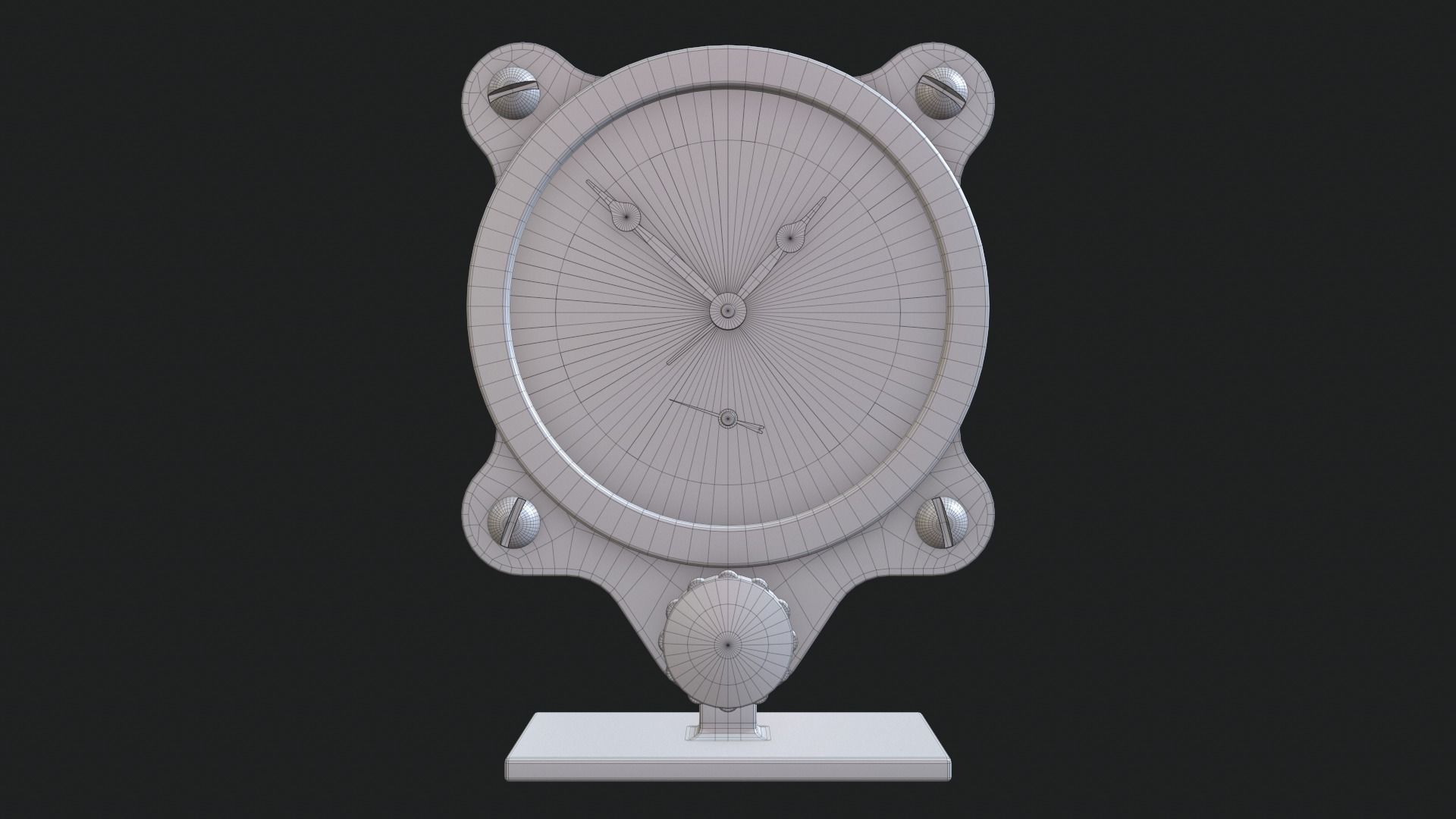 WWII Aircraft Clock 3D model | CGTrader