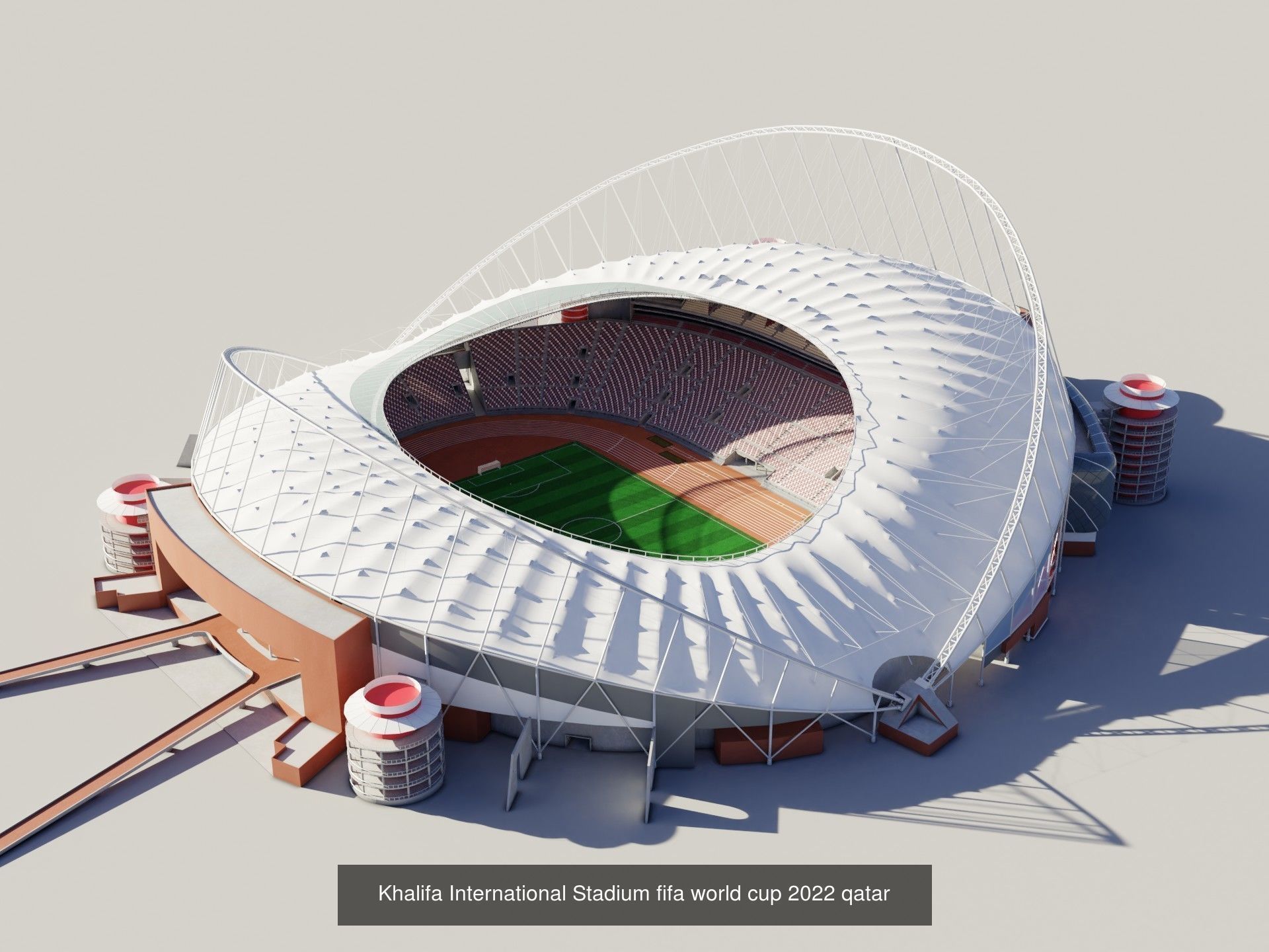 Fifa world cup 2022 qatar stadiums 3D Model Collection | CGTrader