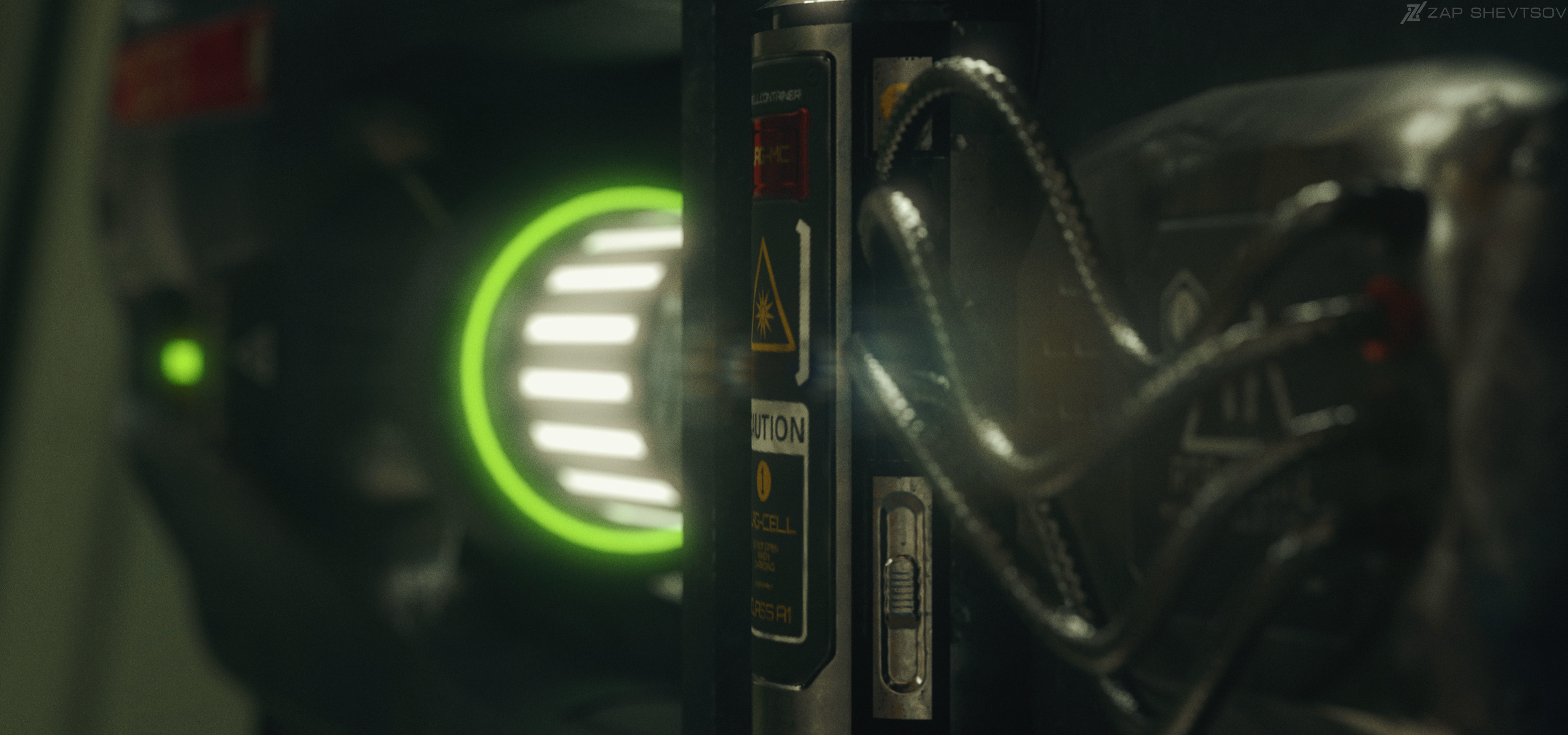 3D model Sci-fi cyberpunk heavy laser rifle VR / AR / low-poly | CGTrader