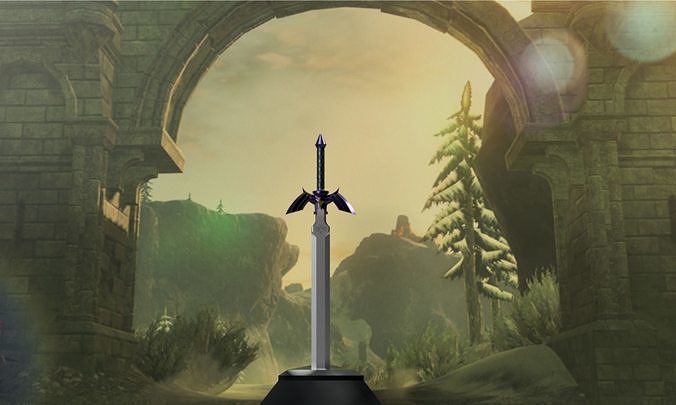 Master Sword free 3D model 3D printable | CGTrader