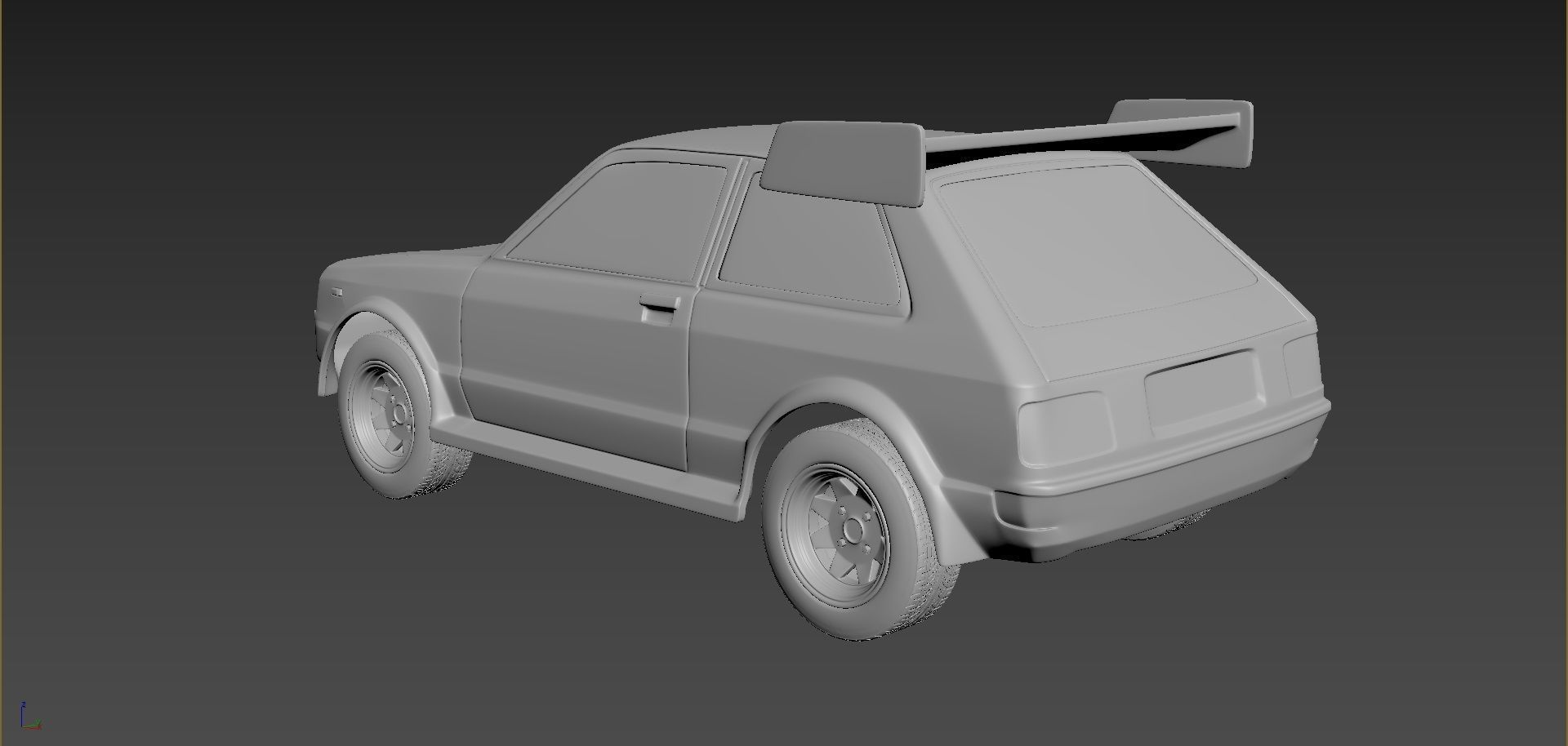 Toyota Starlet 60 1983 Body For Print 3D model 3D printable | CGTrader