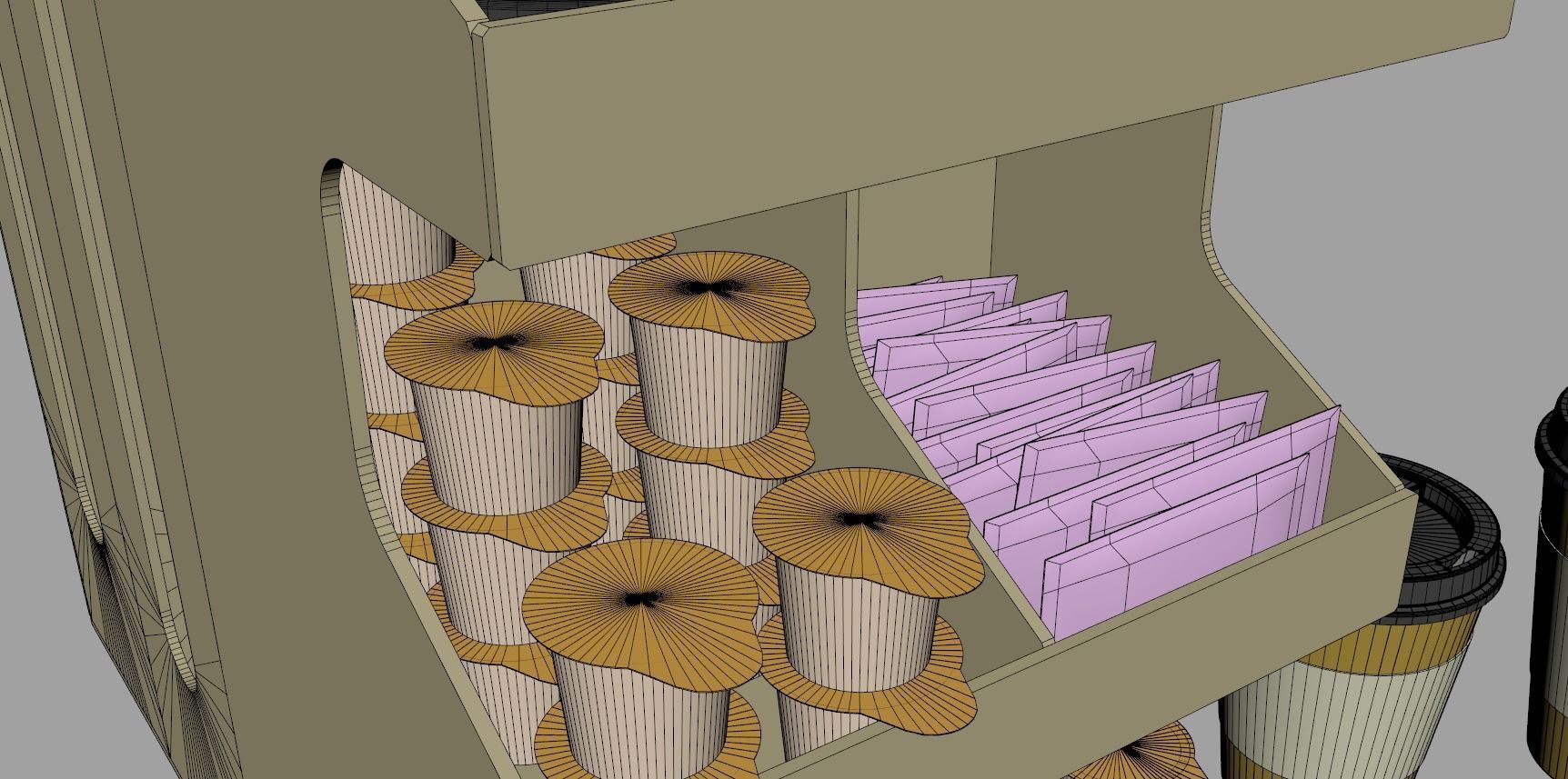 Coffee Condiment Organizer - Model 2 3D model | CGTrader