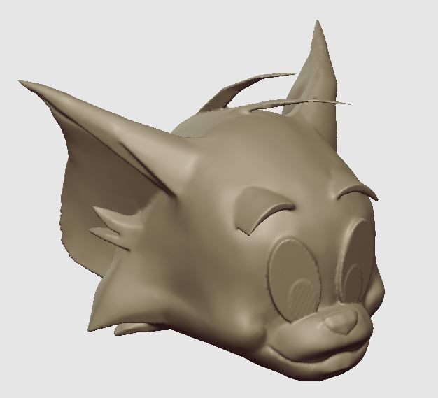 TOM HEAD - FROM THE TOM AND JERRY SHOW 3D model 3D printable | CGTrader