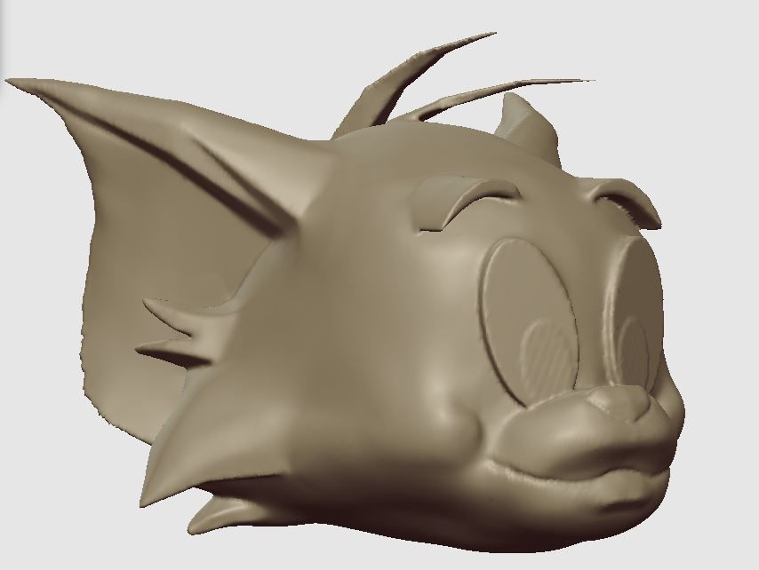 TOM HEAD - FROM THE TOM AND JERRY SHOW 3D model 3D printable | CGTrader