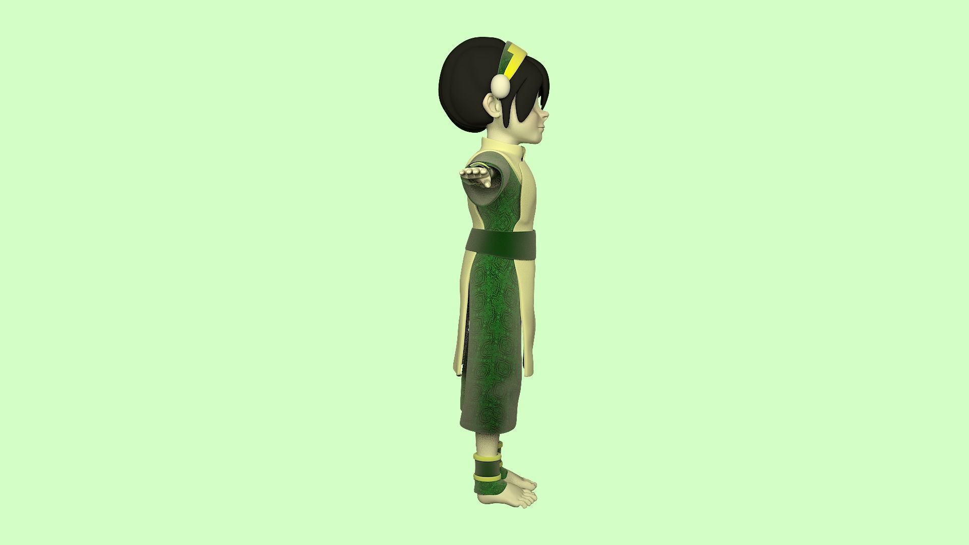 3D model Toph Beifong VR / AR / low-poly | CGTrader