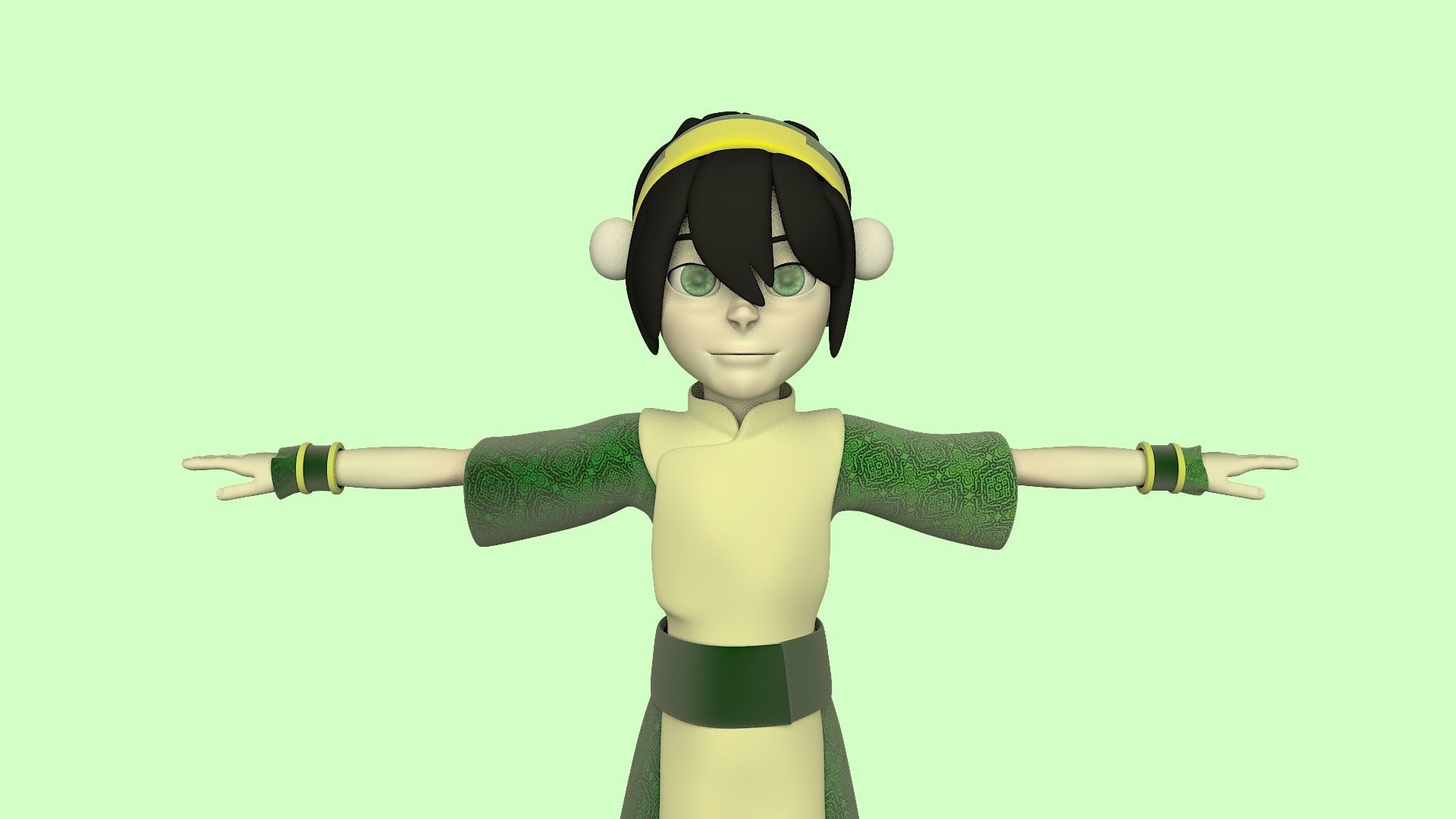 3D model Toph Beifong VR / AR / low-poly | CGTrader
