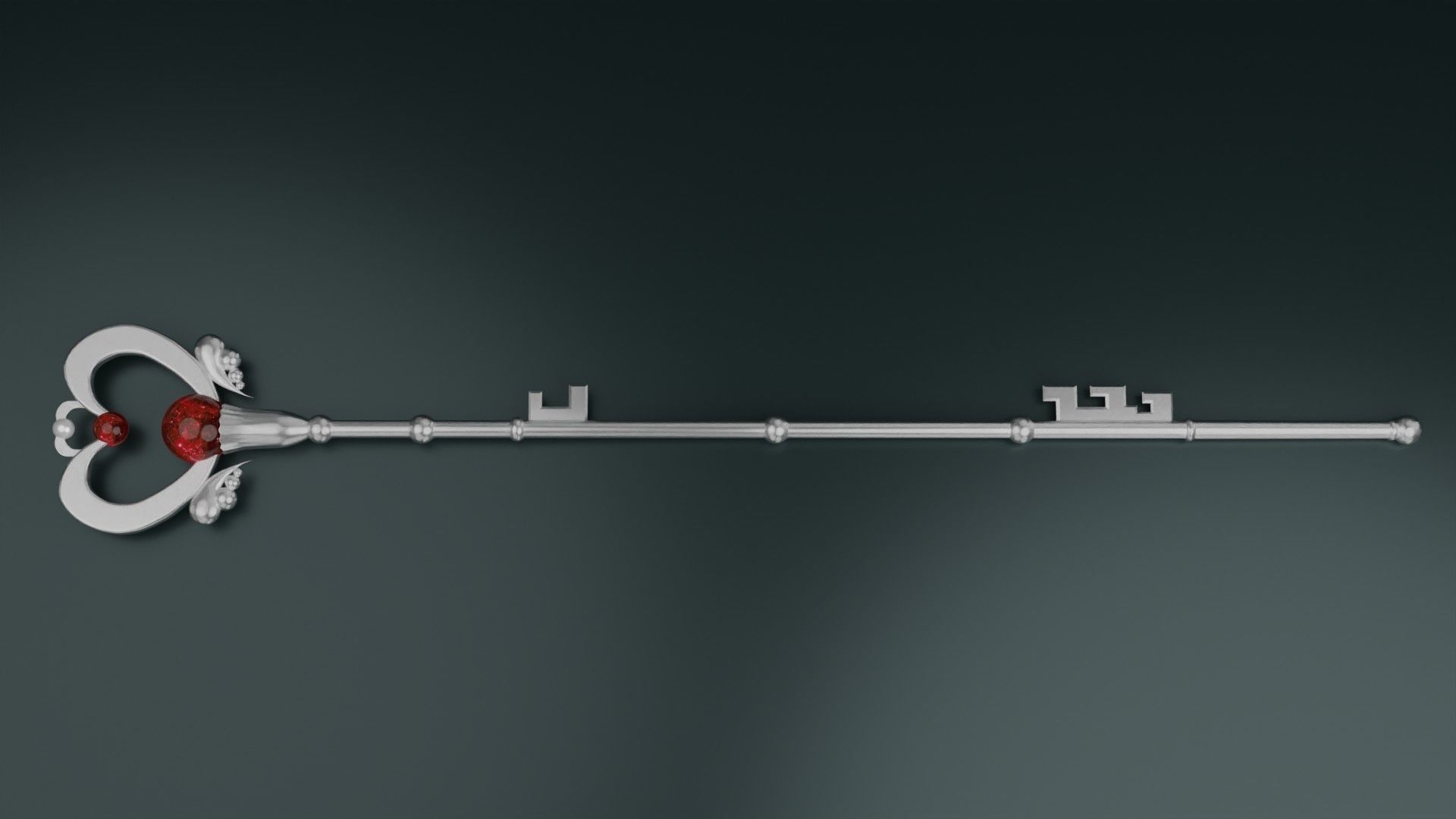 Sailor Pluto Garnet Rod 3D Model 3D model | CGTrader