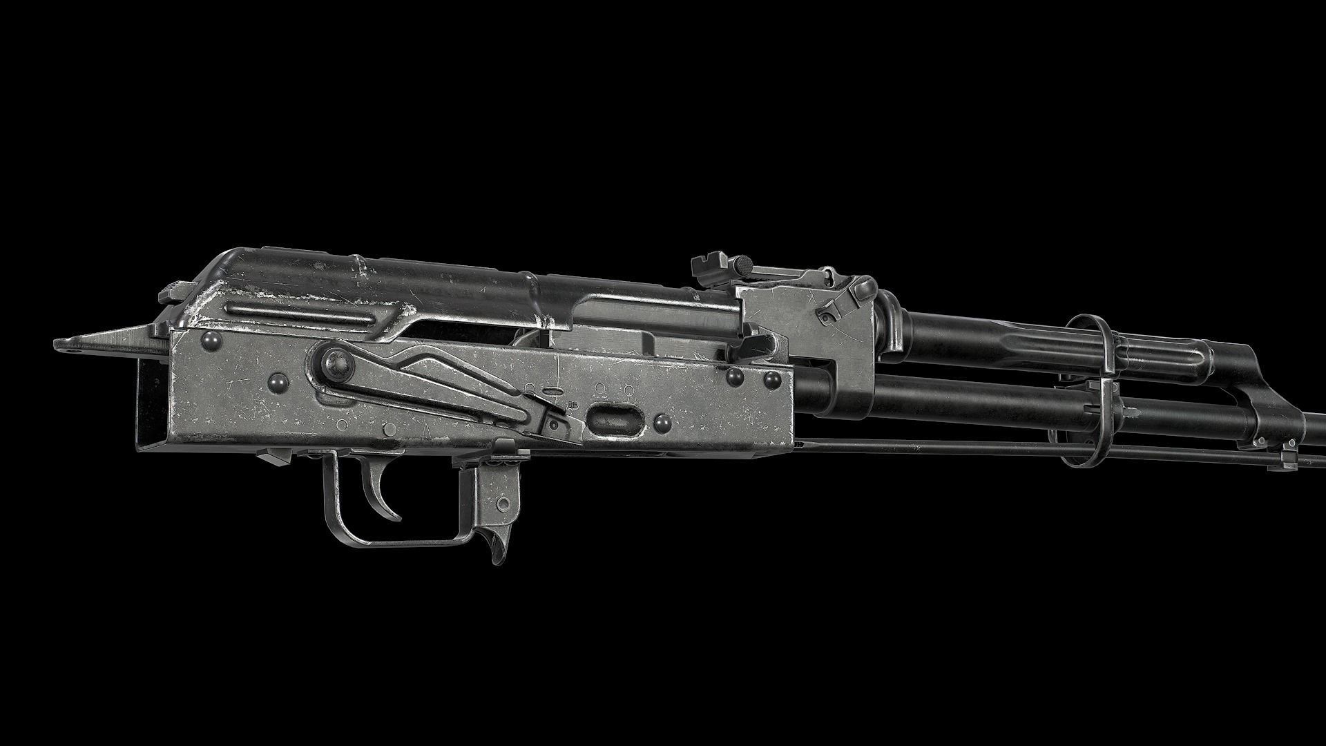 3D model AKM - Receiver VR / AR / low-poly | CGTrader