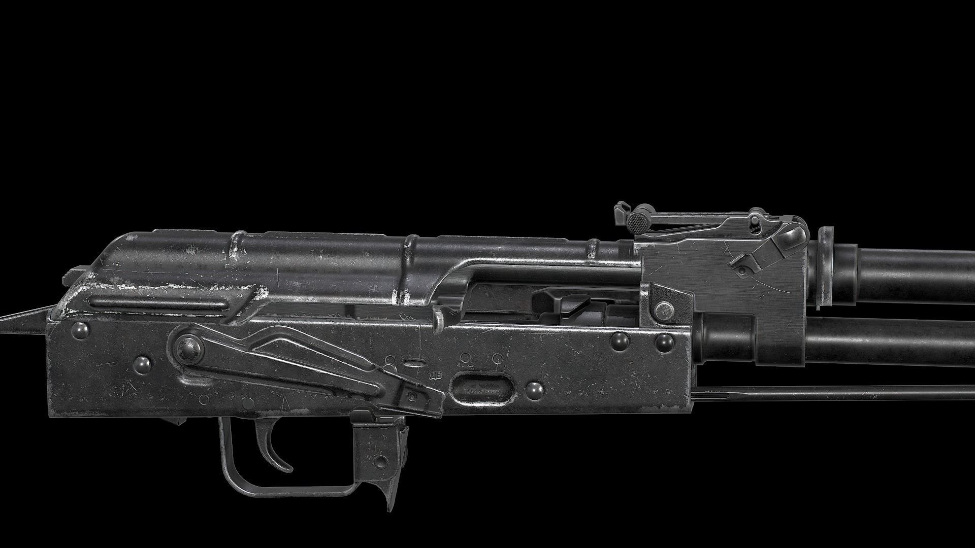 3D model AKM - Receiver VR / AR / low-poly | CGTrader