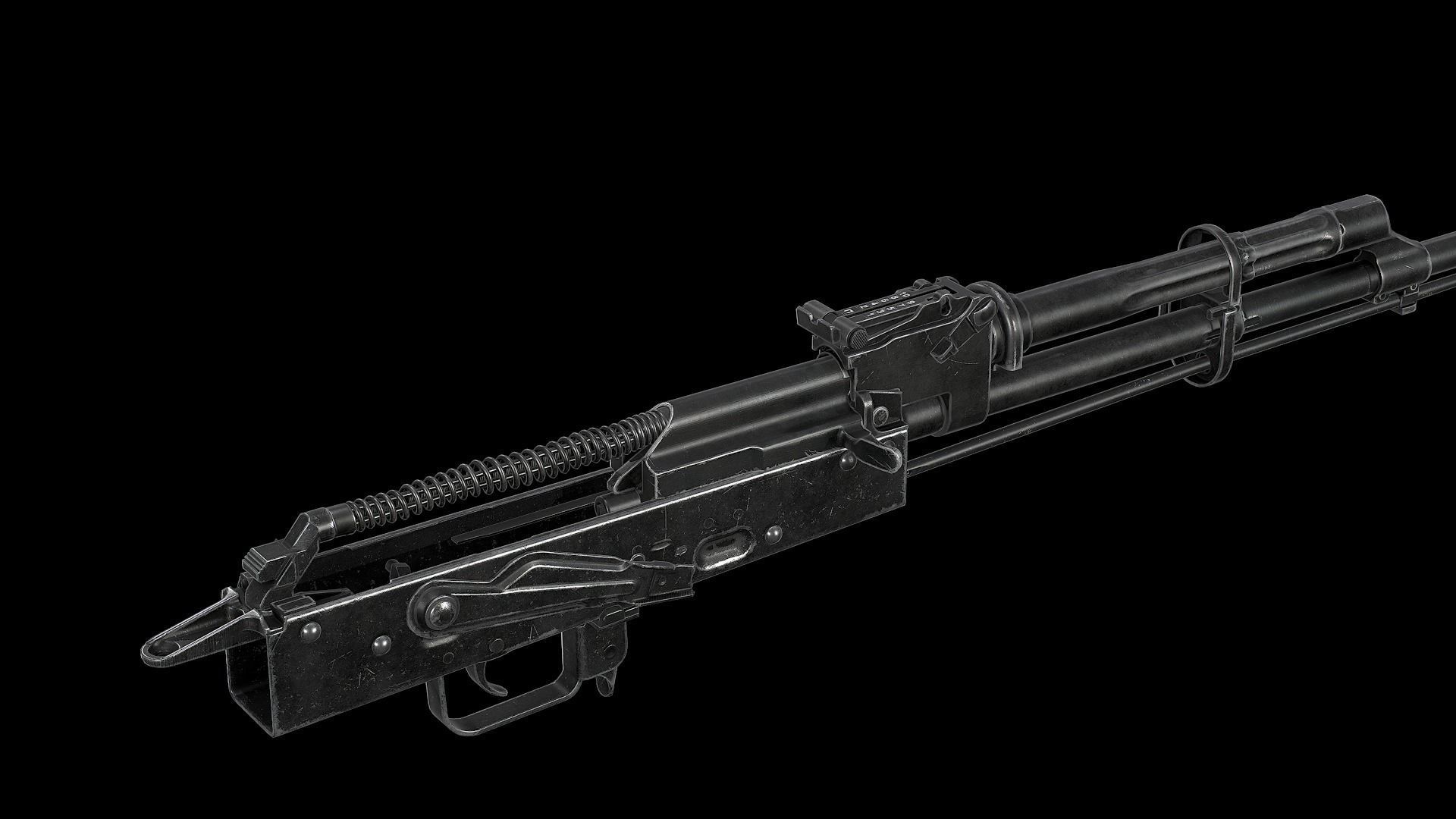 3D model AKM - Receiver VR / AR / low-poly | CGTrader