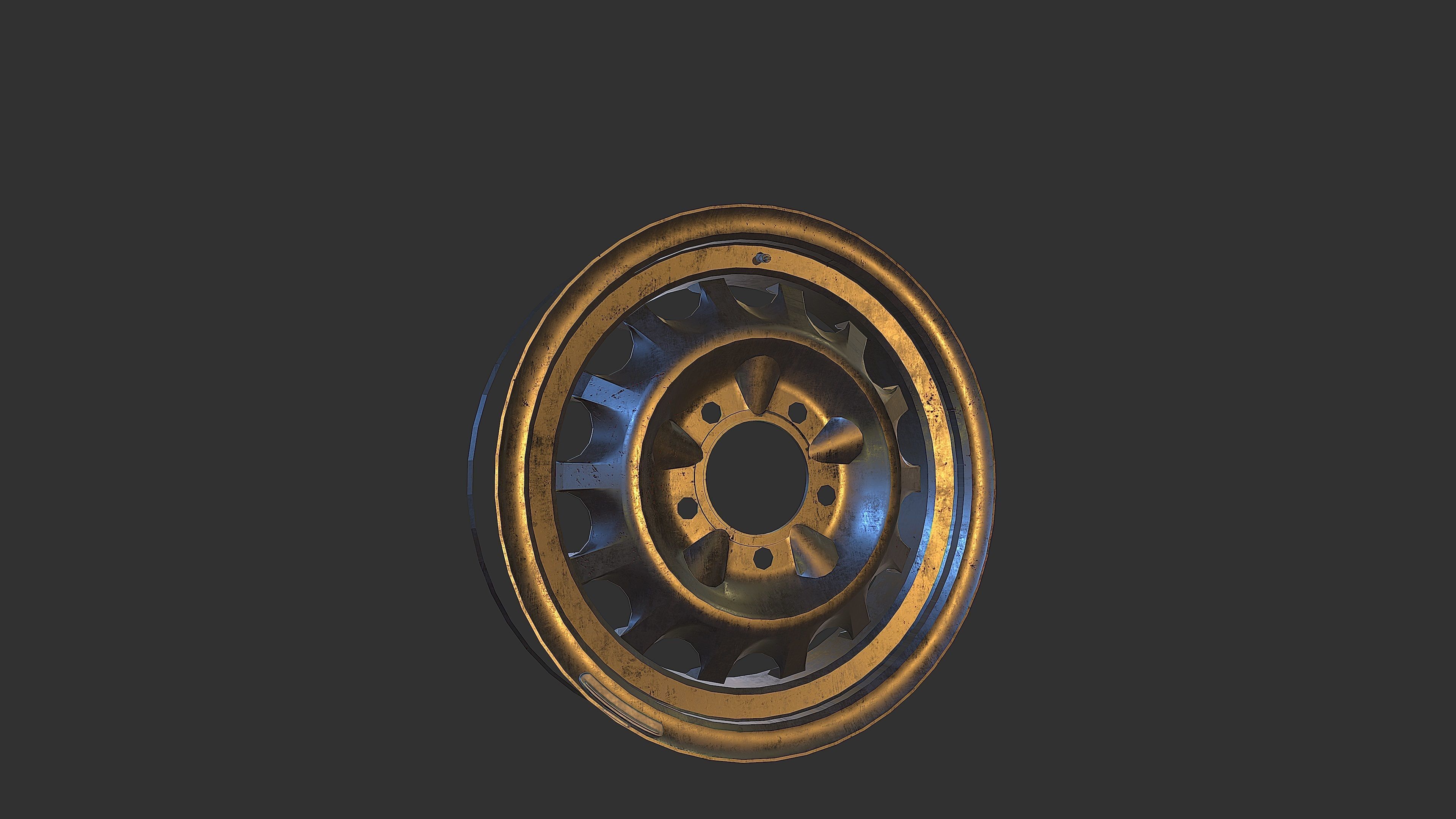 Tyre disk GAZ M 3D model | CGTrader