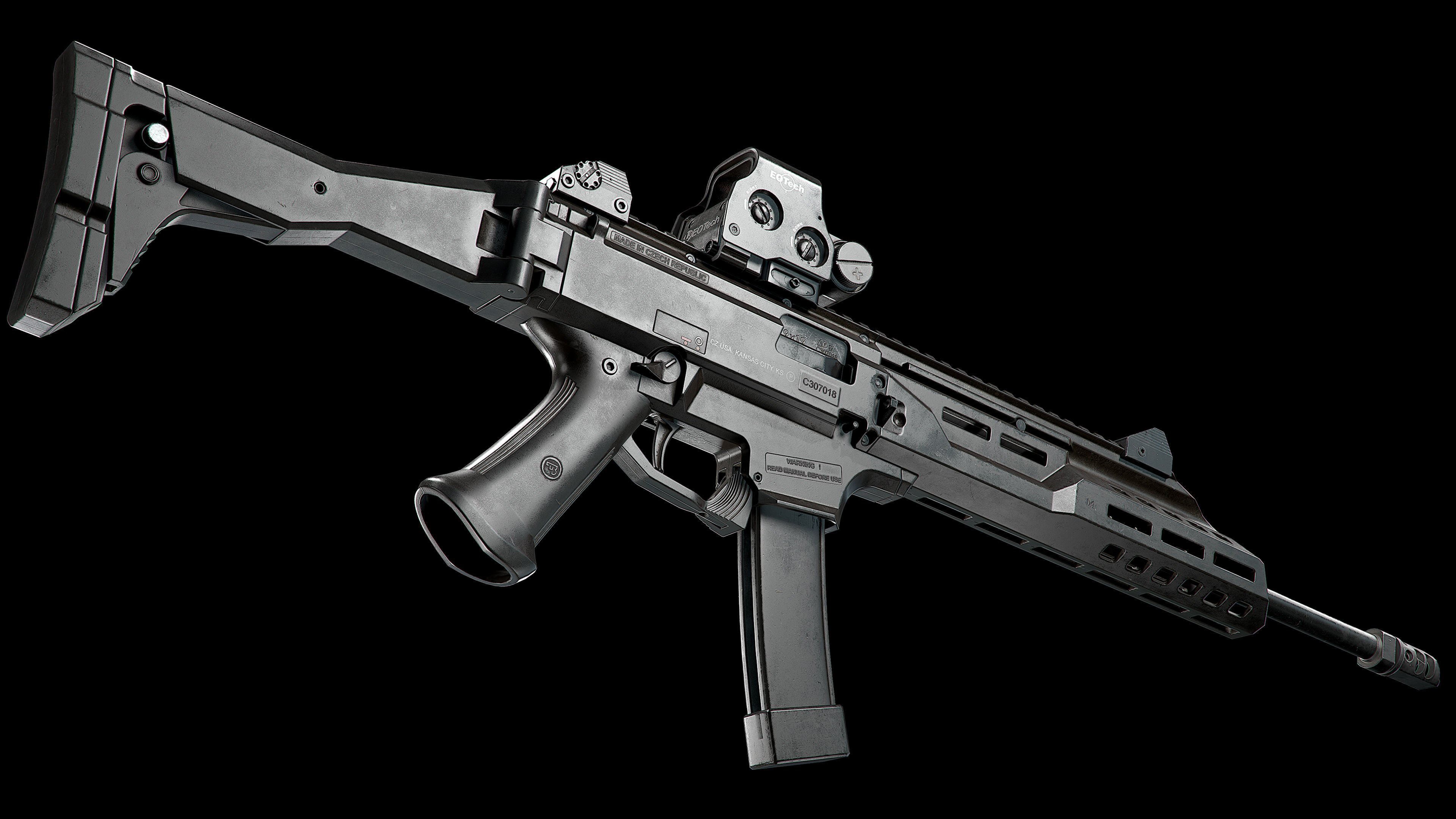 3D model CZ Scorpion EVO 3 VR / AR / low-poly | CGTrader