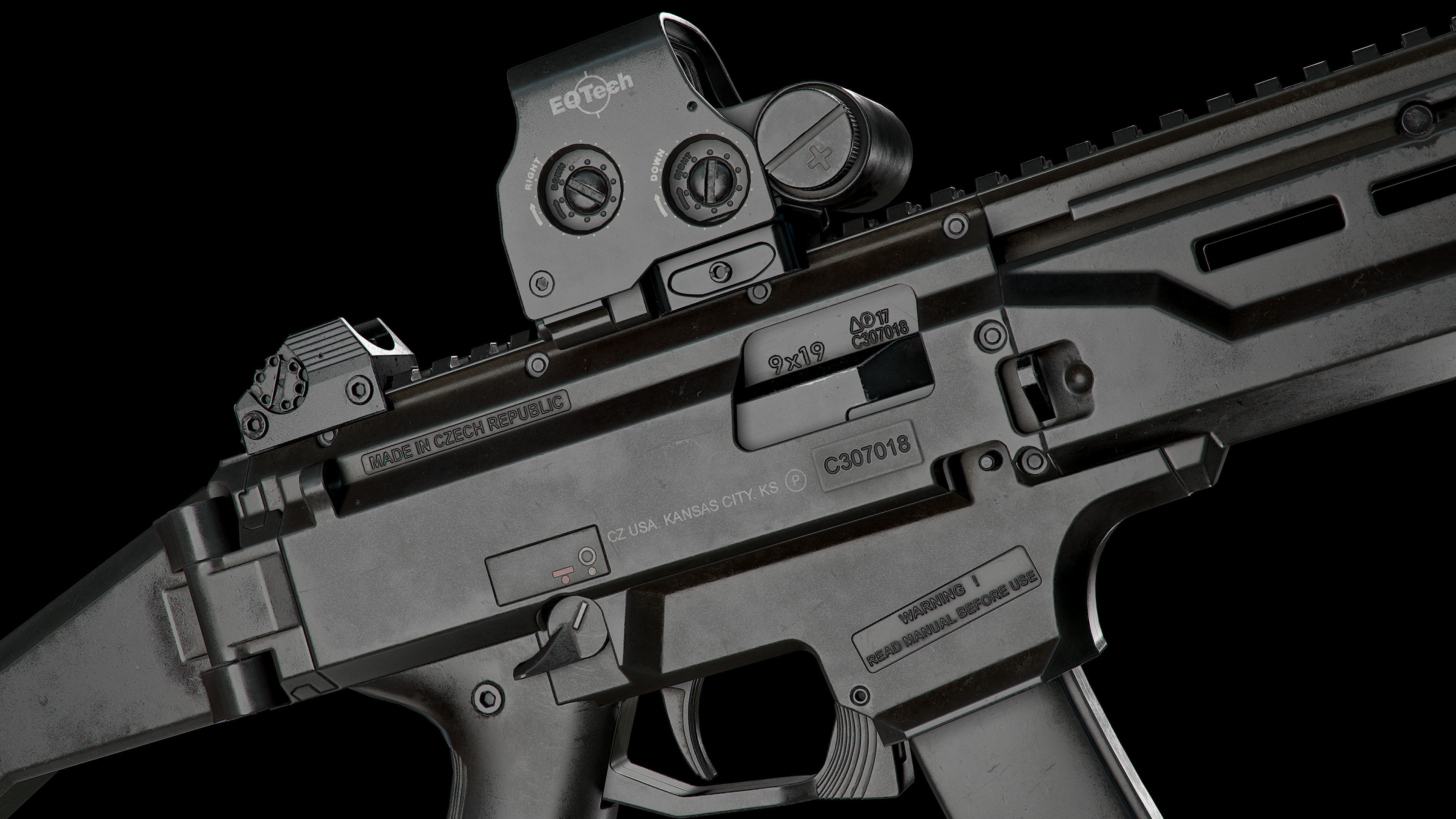 3D model CZ Scorpion EVO 3 VR / AR / low-poly | CGTrader