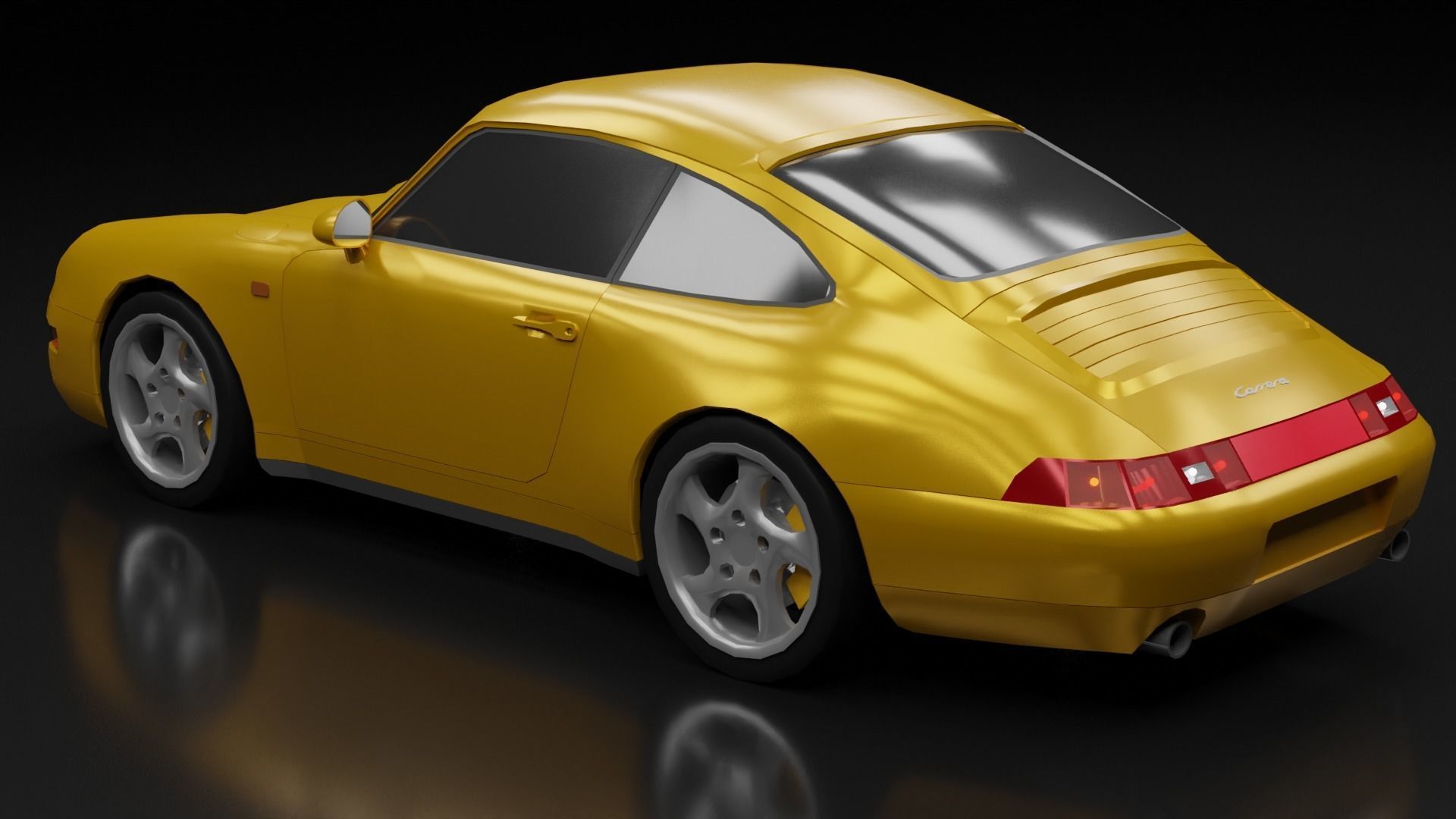 1993 Porsche 911 Carrera 993 free VR / AR / low-poly 3D model | CGTrader