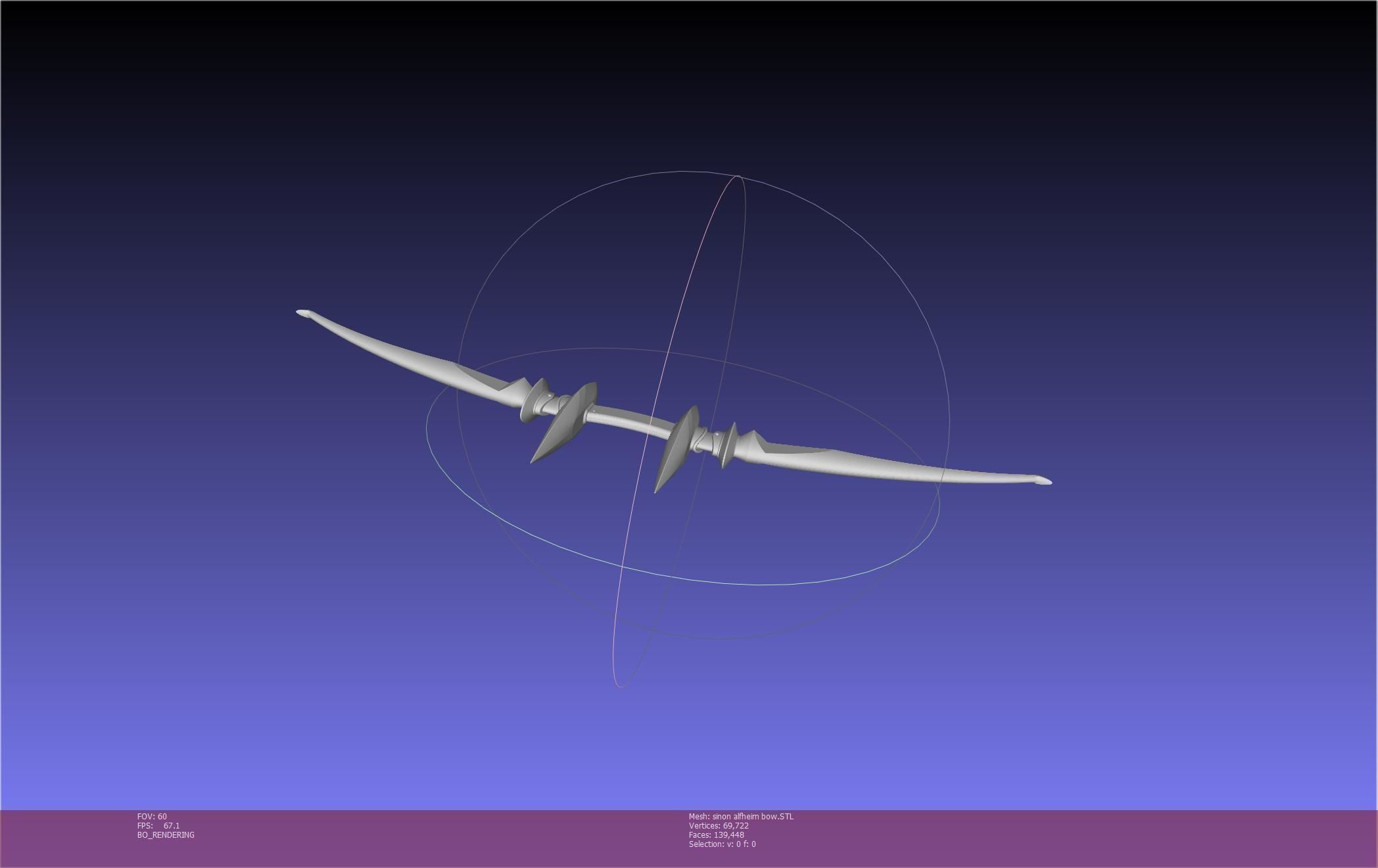 Sword Art Online Sinon Alfheim Bow Printable Assembly 3D model 3D ...