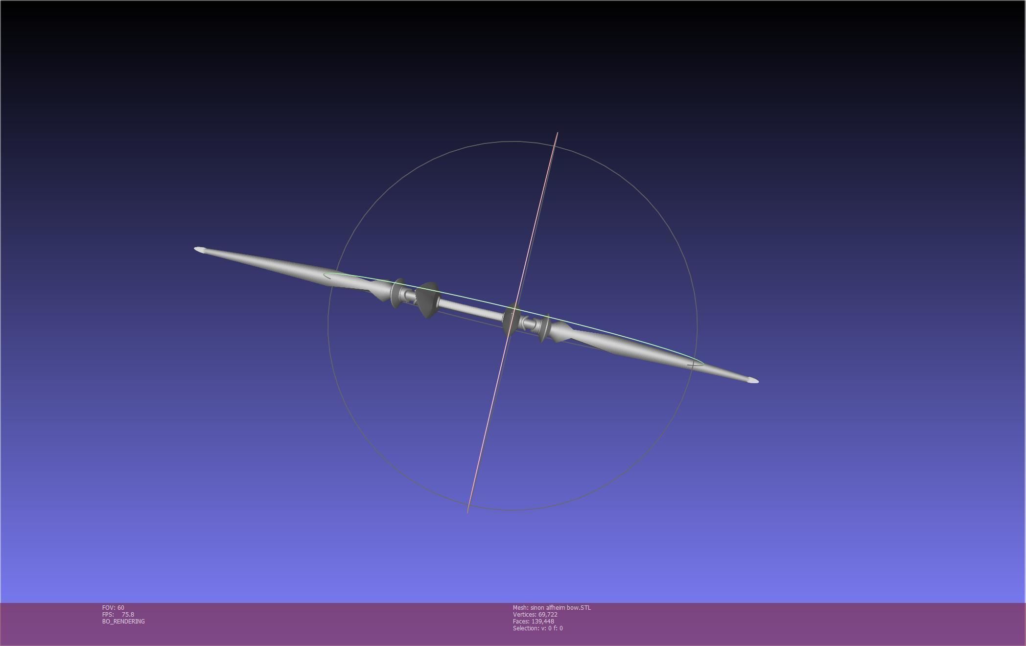 Sword Art Online Sinon Alfheim Bow Printable Assembly 3D model 3D ...