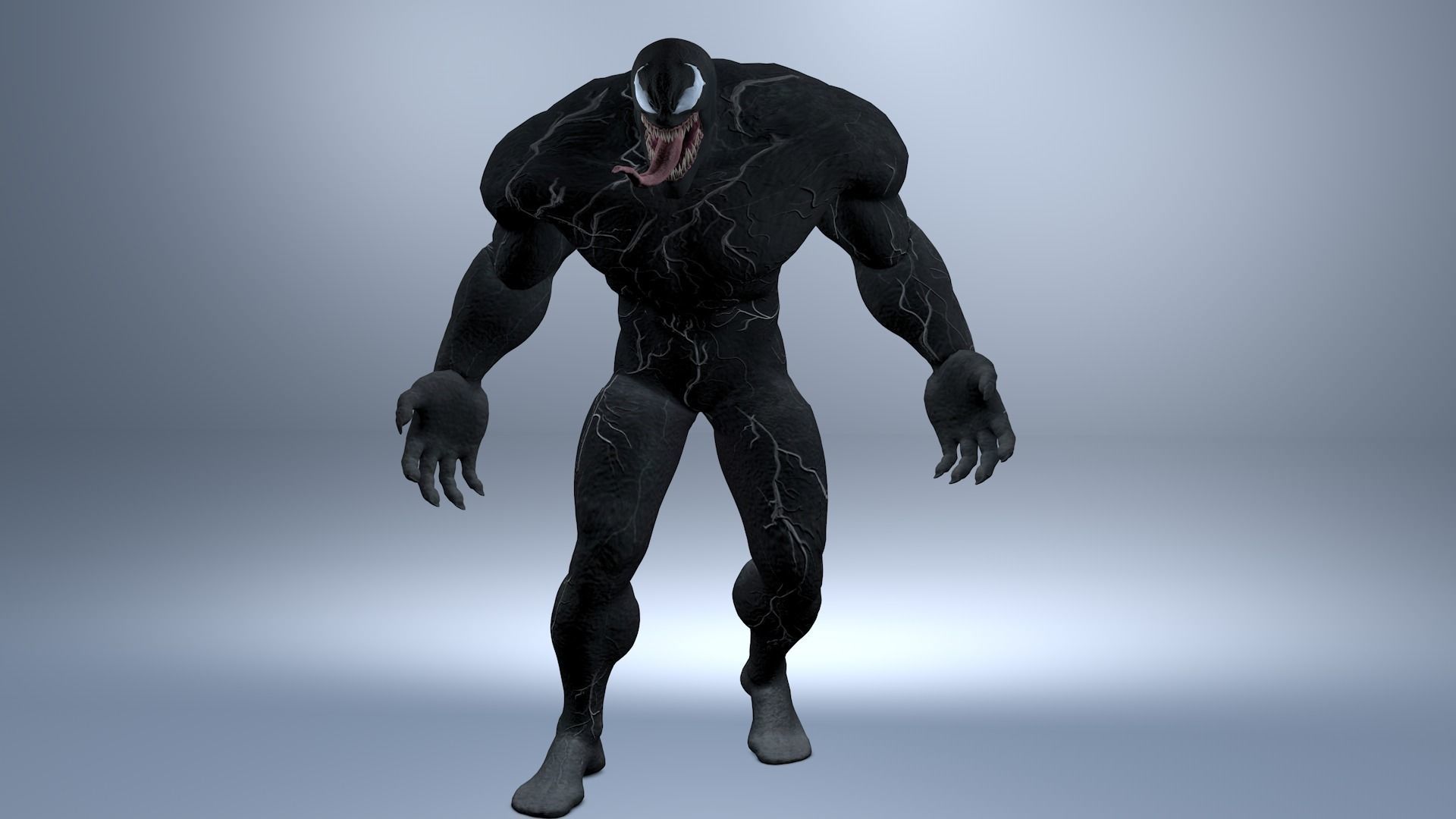 Venom-rig- venom 3D model rigged | CGTrader