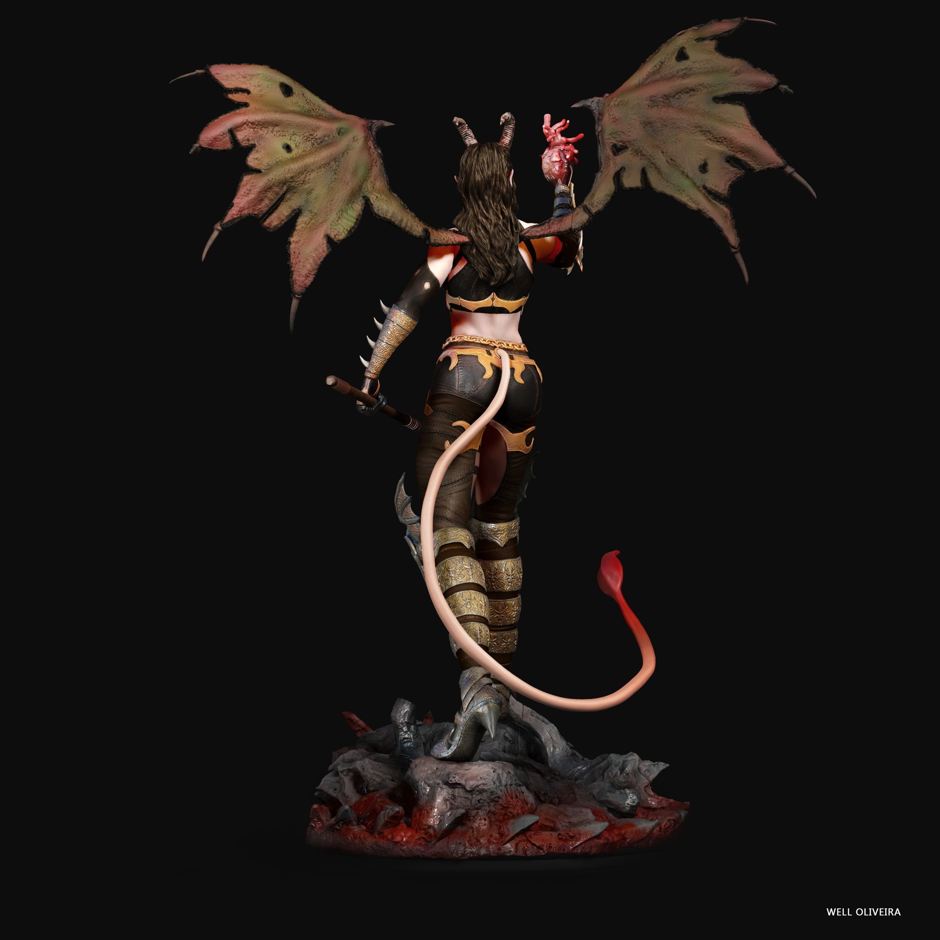 Succubus Naamah 3D model 3D printable | CGTrader