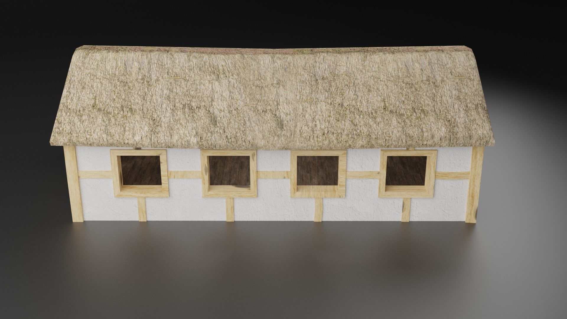 Medieval Barn free VR / AR / low-poly 3D model | CGTrader