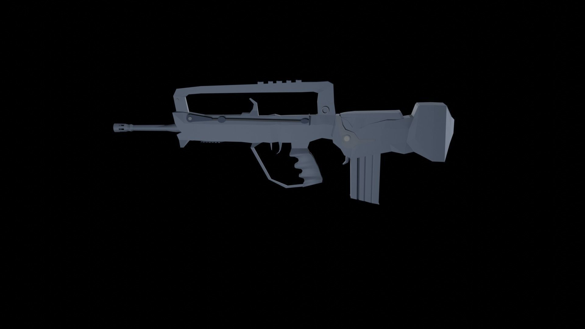 famas gun free 3D model | CGTrader