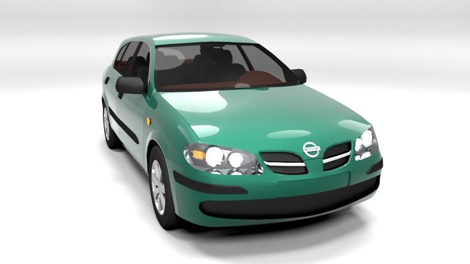 3D model NISSAN ALMERA 5DOOR LOWPOLY VR / AR / low-poly | CGTrader